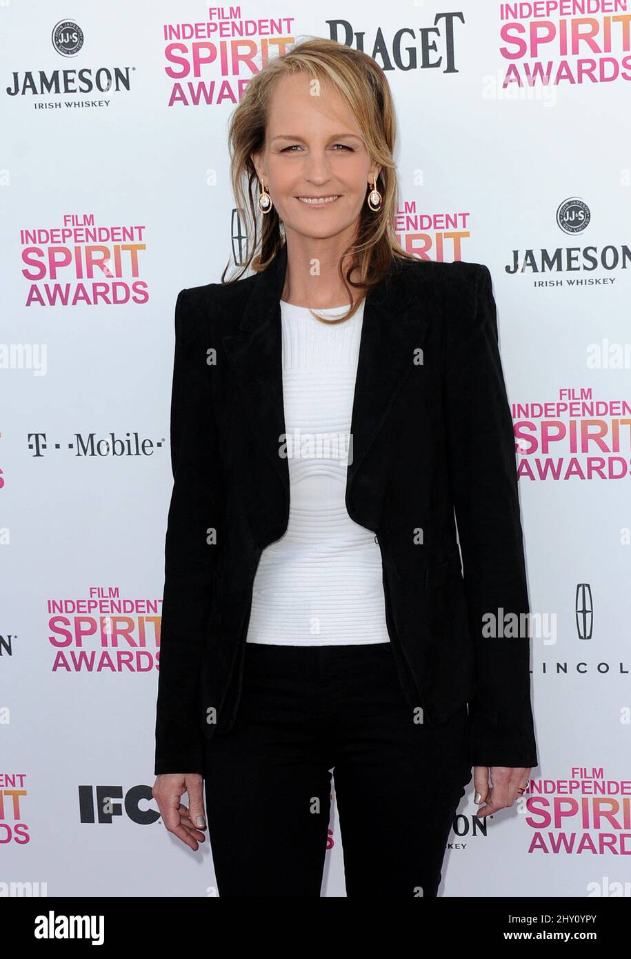 Helen Hunt attending the 2013 Independent Spirit Awards at Santa Monica ...