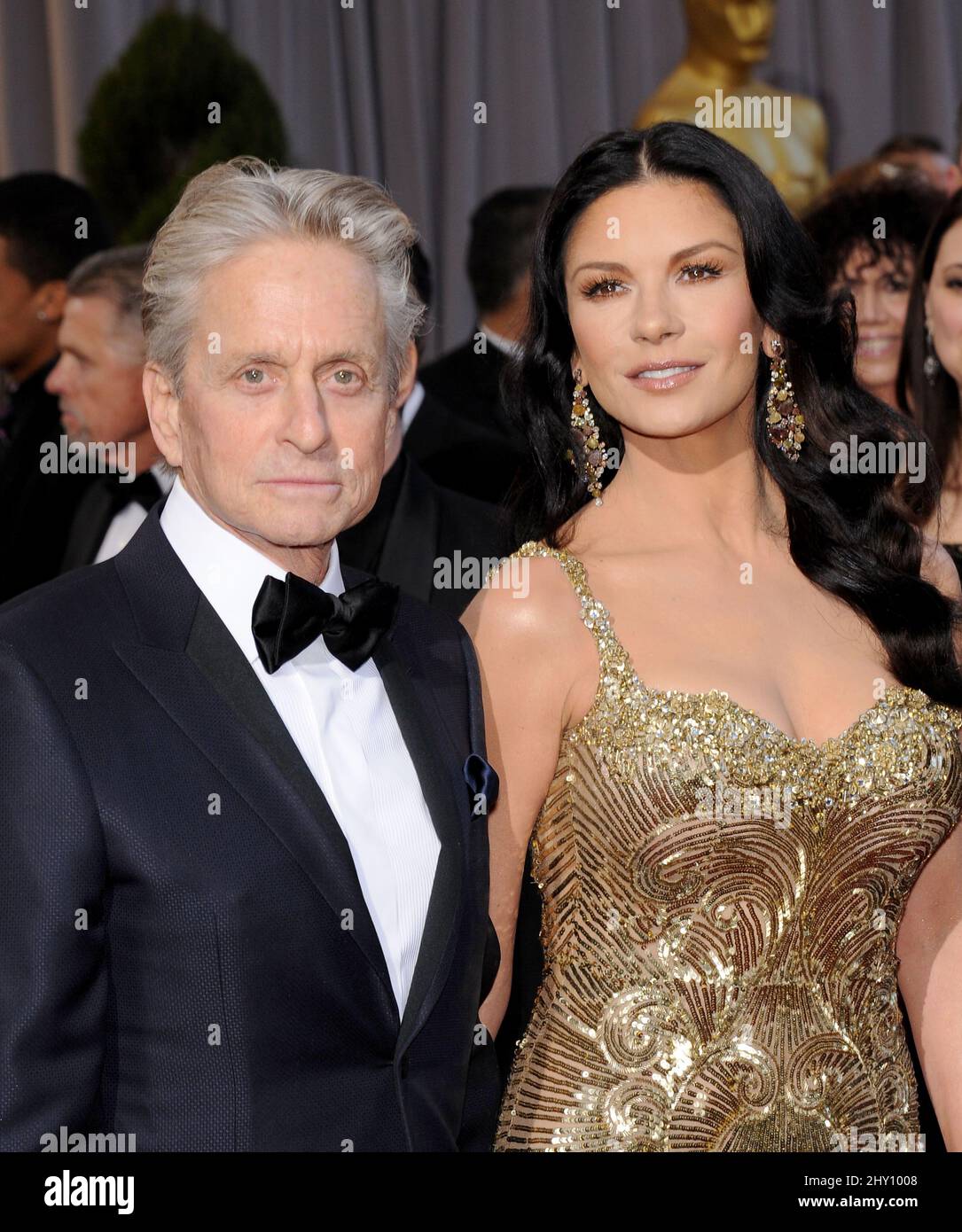 Michael Douglas and Catherine Zeta-Jones attends the 85th Annual ...