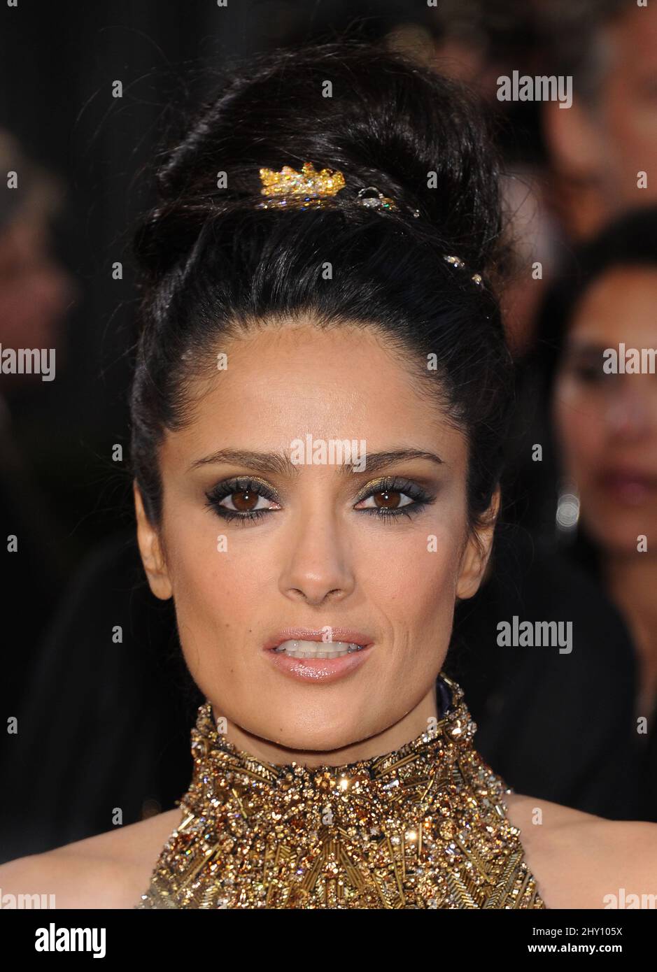 Salma Hayek attending the 85th Annual Academy Awards held at the Dolby ...