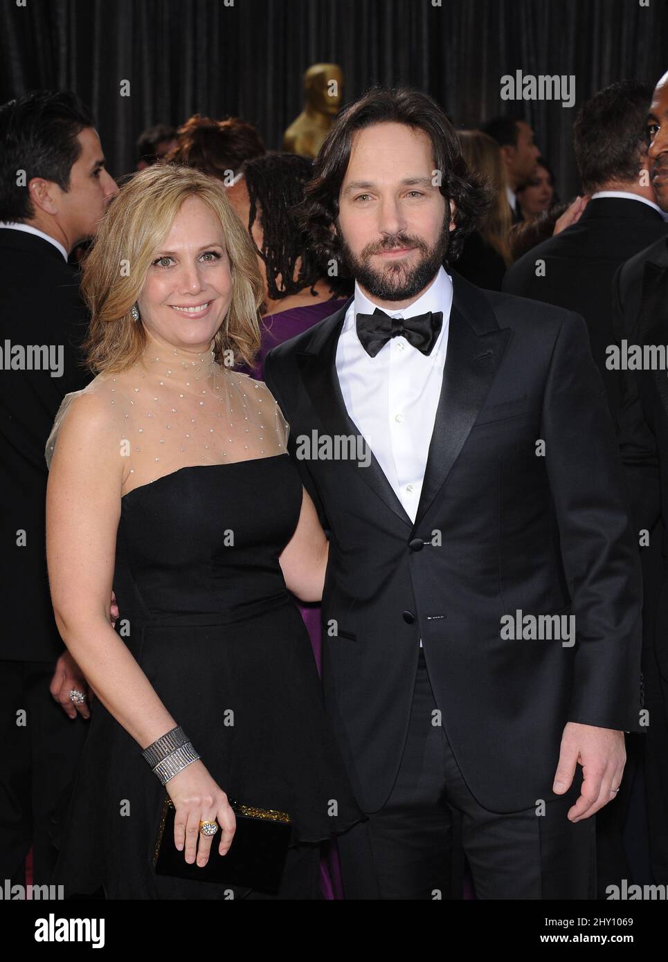 Paul Rudd and Julie Yaeger attending the 85th Annual Academy Awards ...