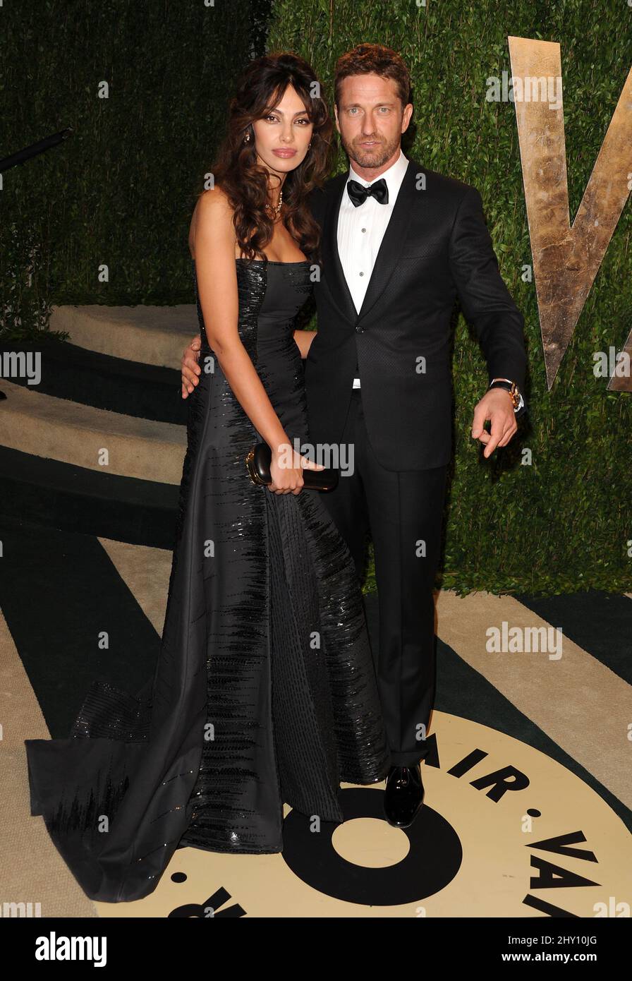 Gerard Butler attending the Vanity Fair Oscar Party 2013 held at the ...