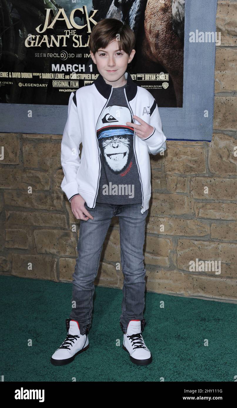 Mason Cook attending the "Jack The Giant Slayer" Premiere held at the ...