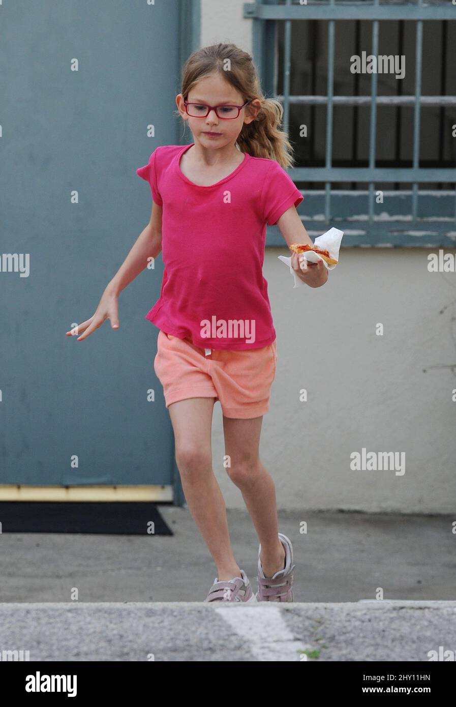 Violet Affleck seen out and about in Santa Monica, California Stock ...