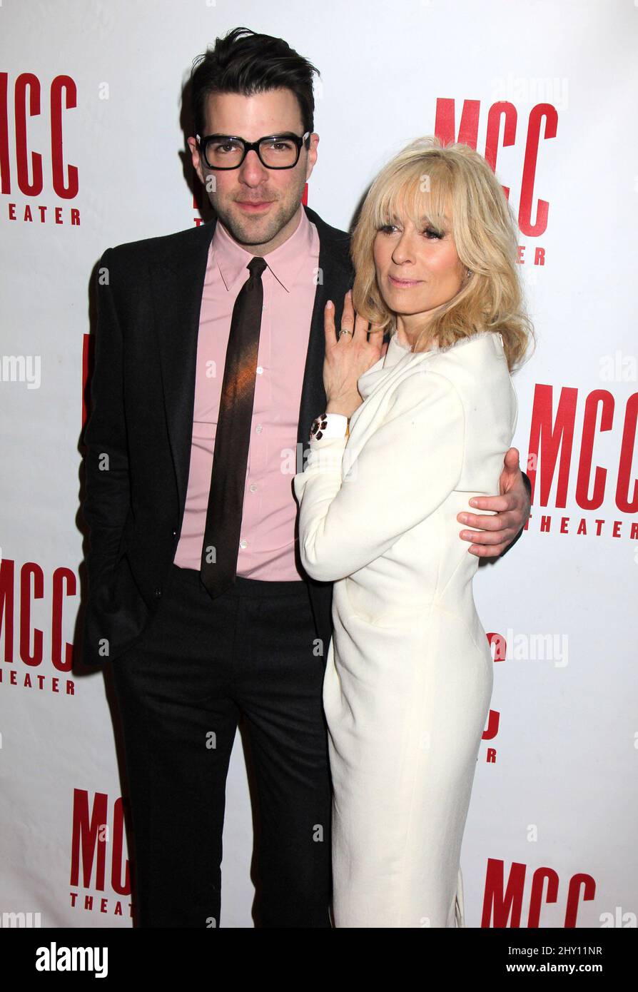 Zachary Quinto & Judith Light attending "Miscast", the MCC Theatre's ...