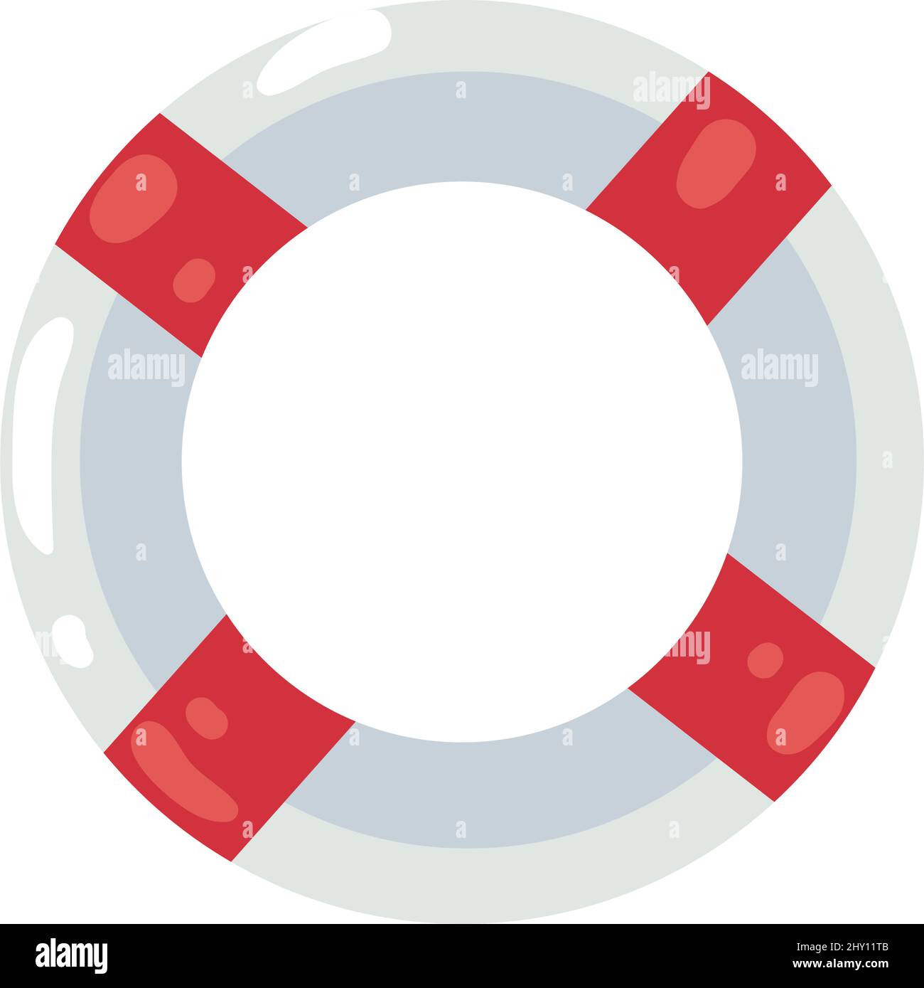 flat white lifesaver design Stock Vector Image & Art - Alamy