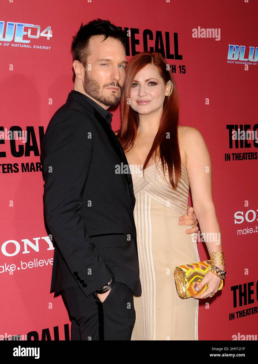 Michael Eklund and Mimi Lauzon attending the premiere of "The Call" at the ArcLight Theatre in ...