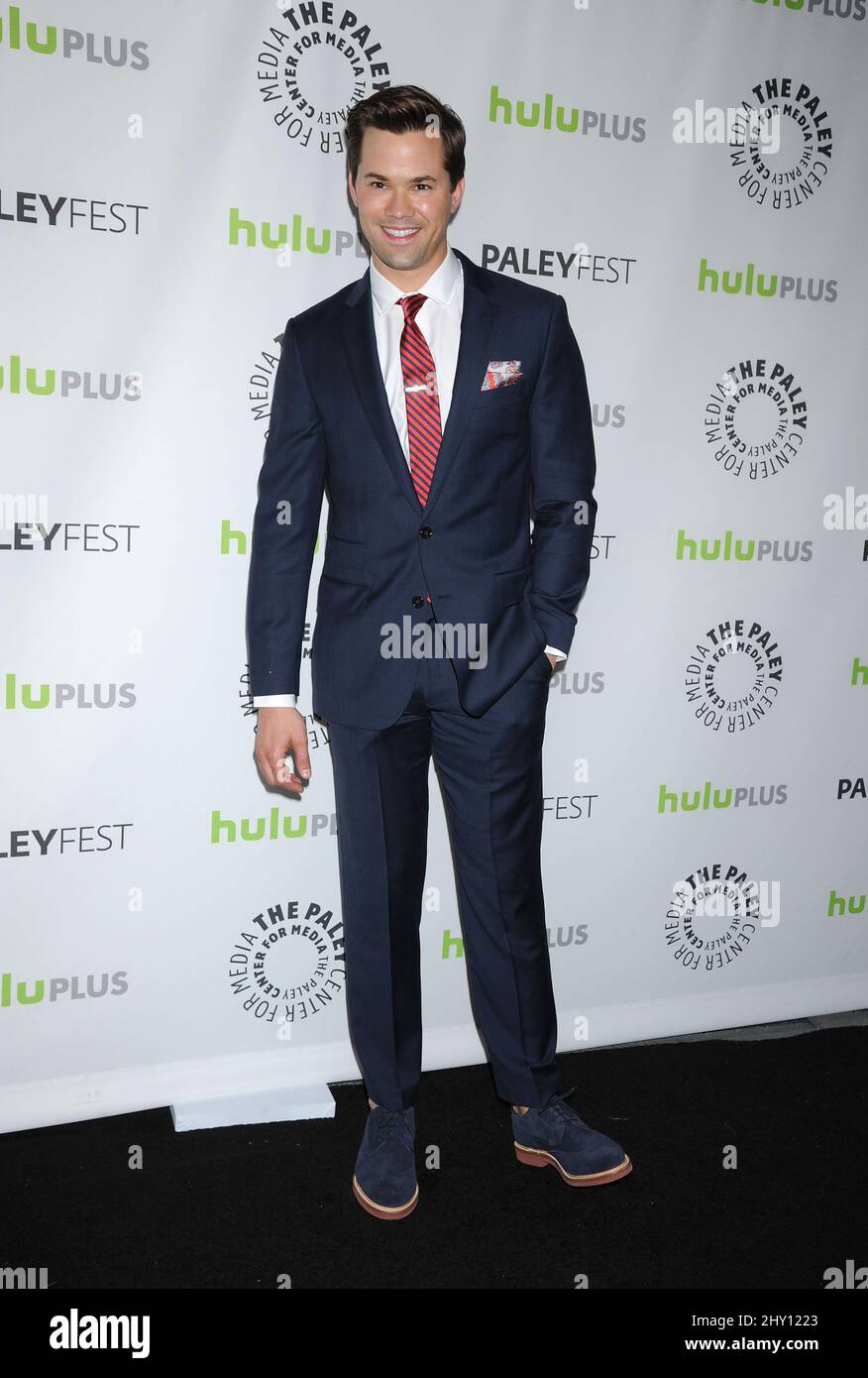 Andrew Rannells attending a photocall for "The New Normal" held at The ...