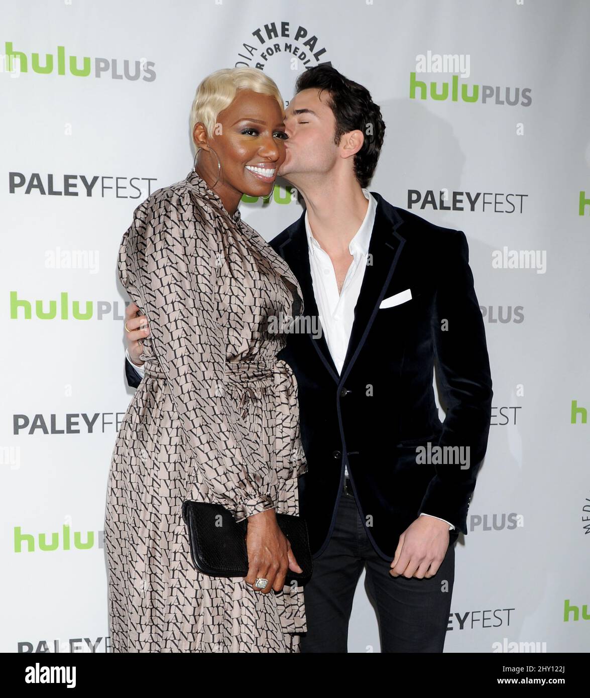 NeNe Leakes and Jayson Blair attending a photocall for "The New Normal ...