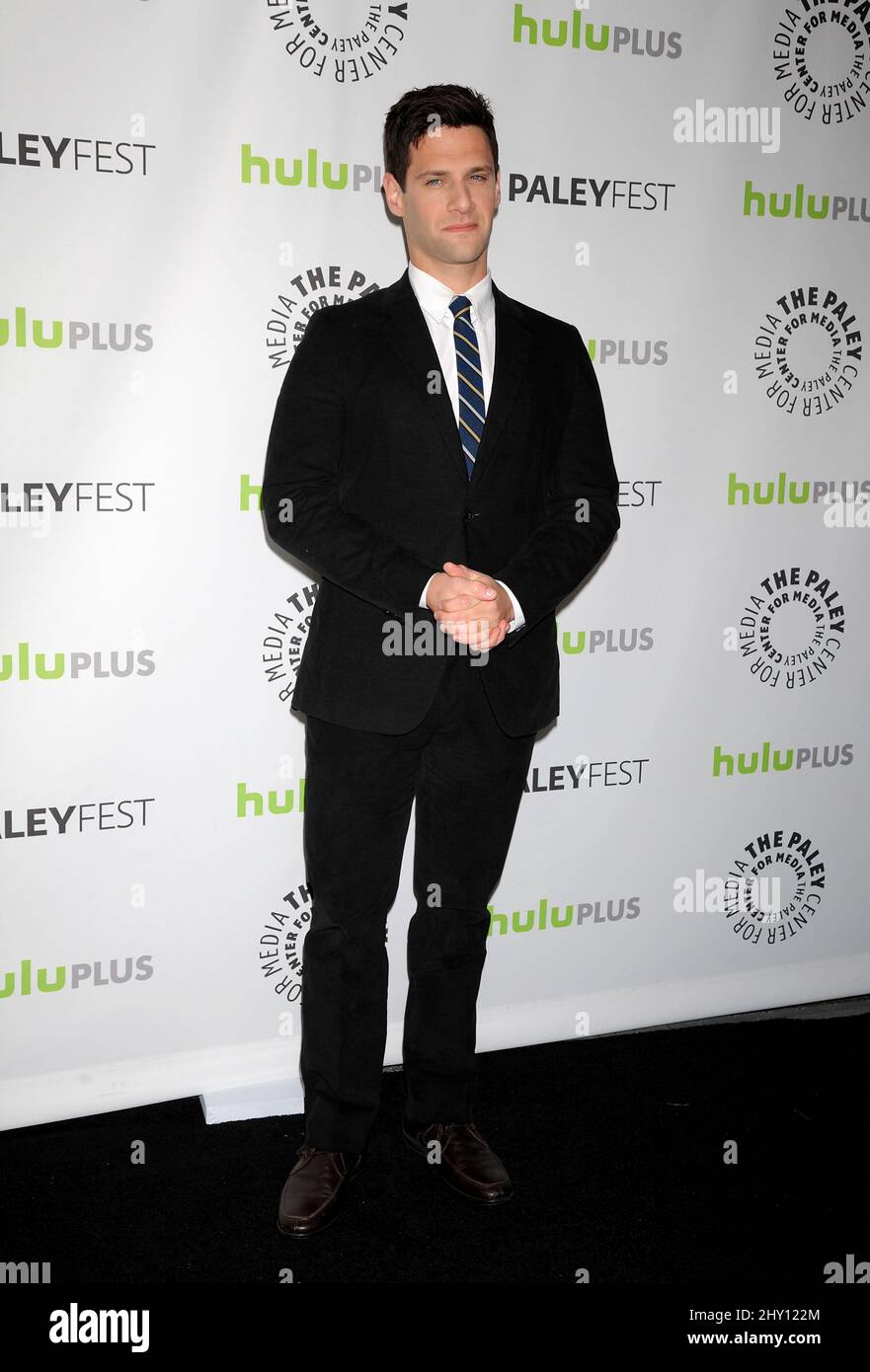 Justin Bartha attending a photocall for "The New Normal" held at The ...