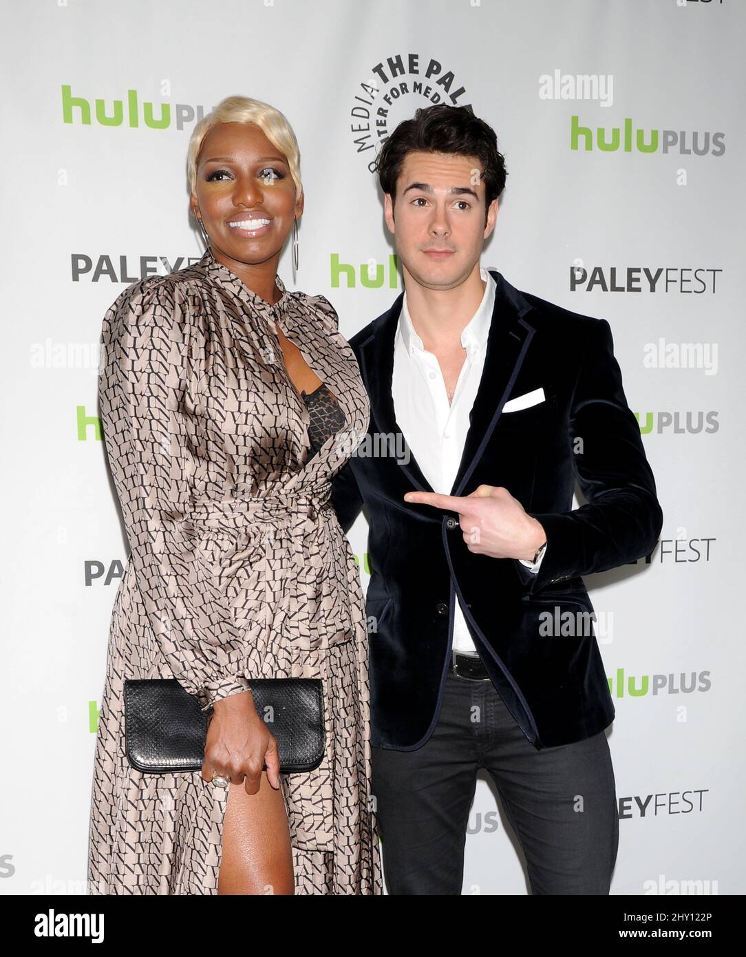 NeNe Leakes and Jayson Blair attending a photocall for "The New Normal ...