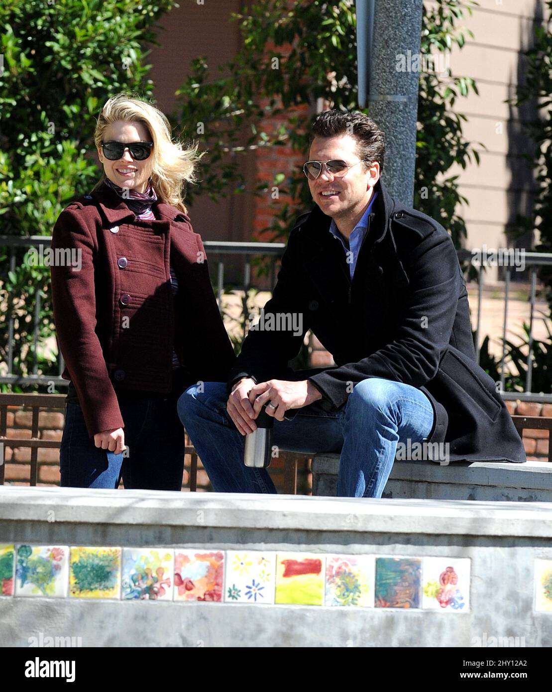 Ali larter and husband hayes macarthur hi-res stock photography and ...