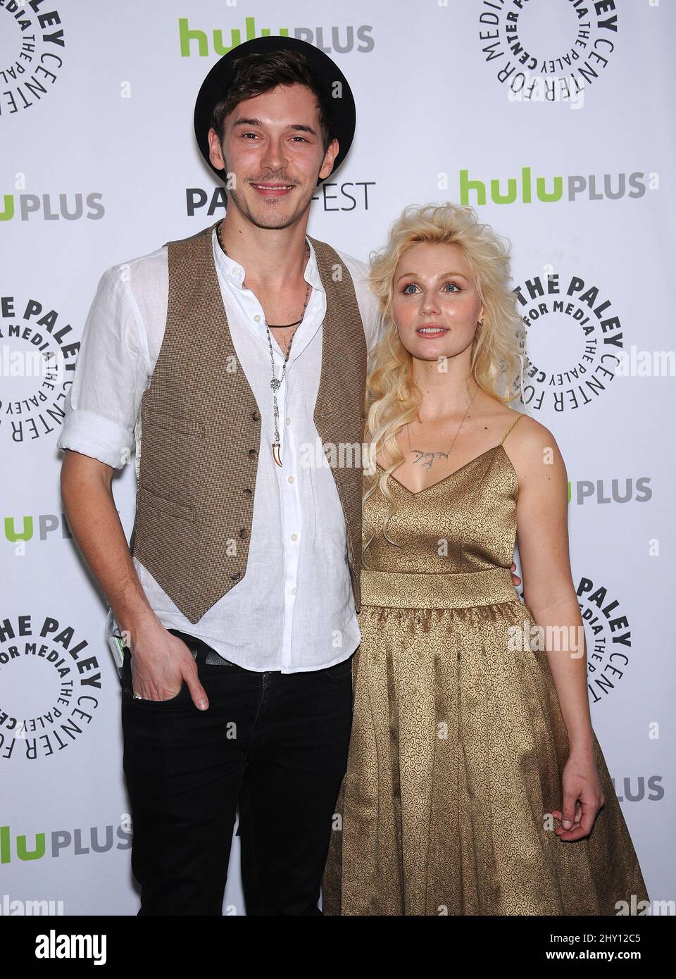 Sam Palladio & Clare Bowen attending a screening of 'Nashville ...