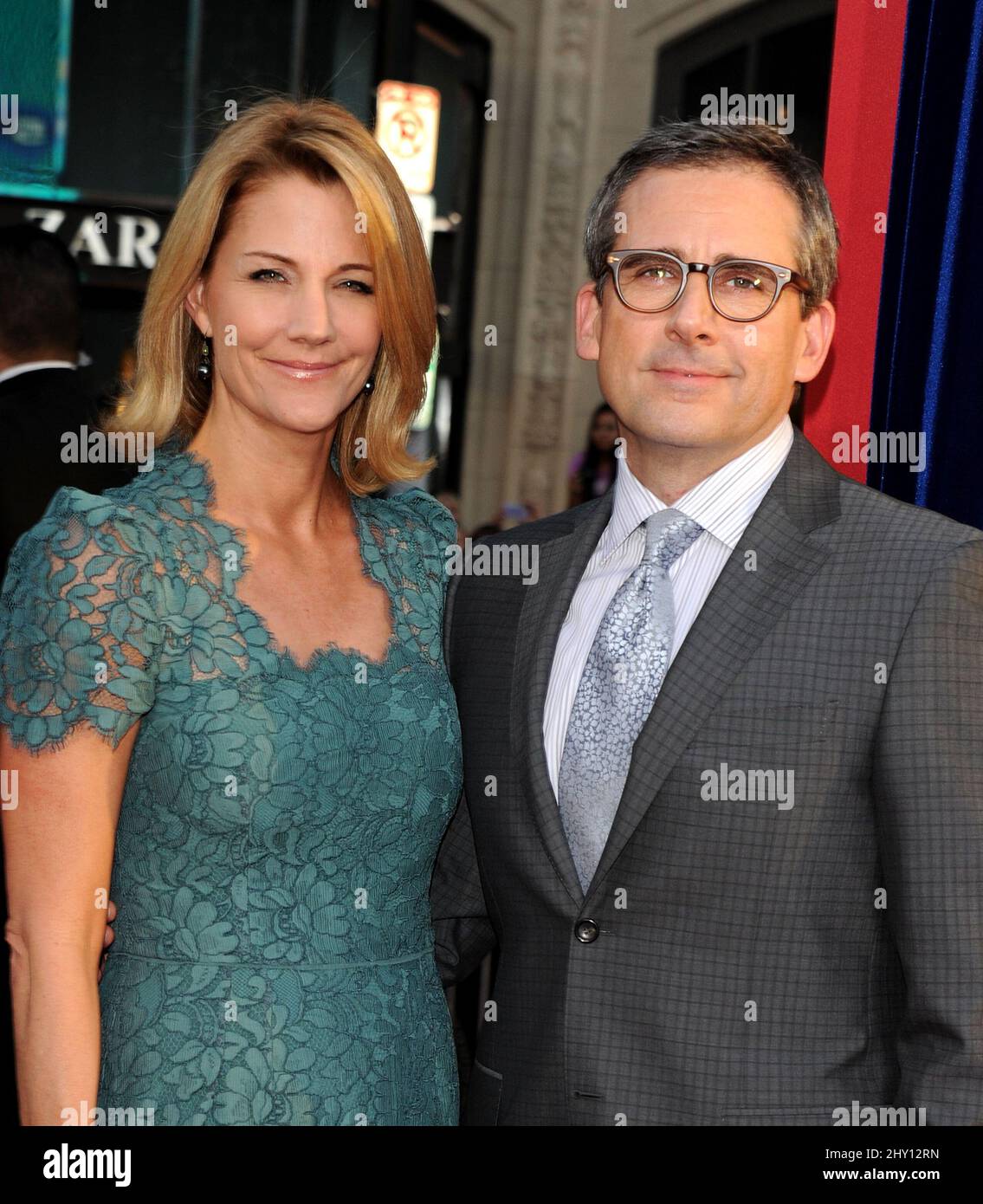 Steve Carell and his wife Nancy Walls attending "The Incredible Burt ...