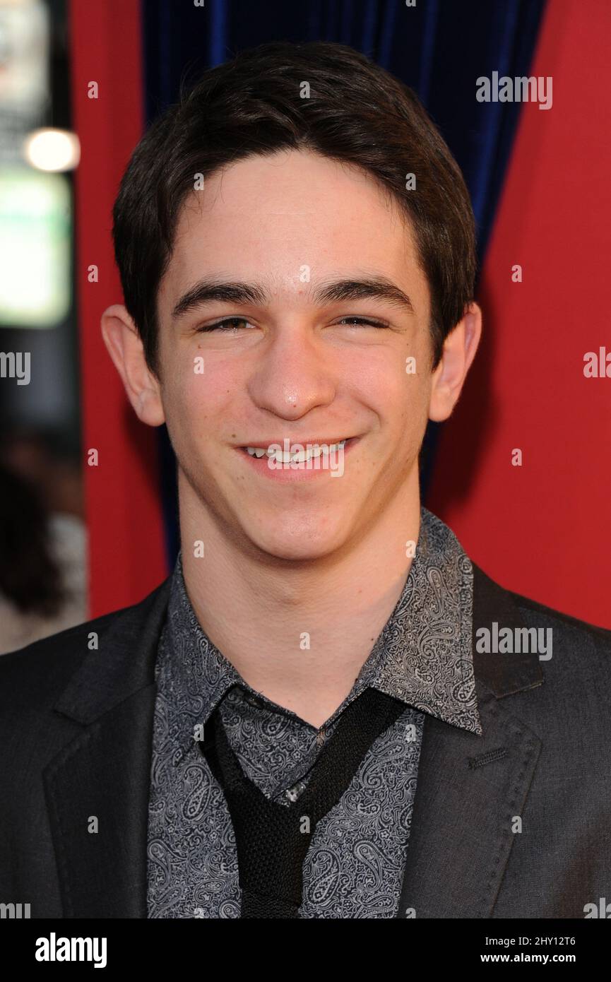 Zachary Gordon attending "The Incredible Burt Wonderstone" World ...