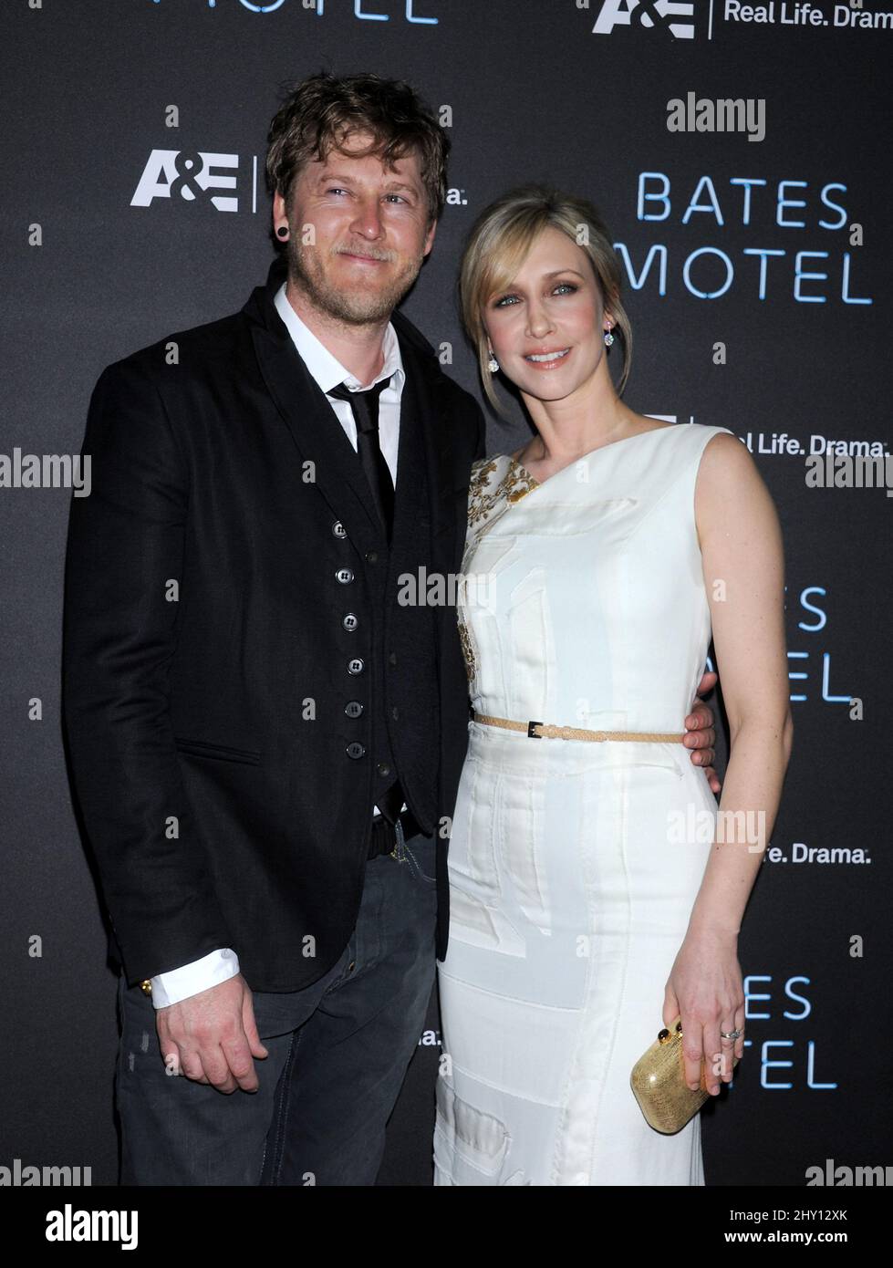 Vera Farmiga and Renn Hawkey attending the A&E Network Premiere of ...