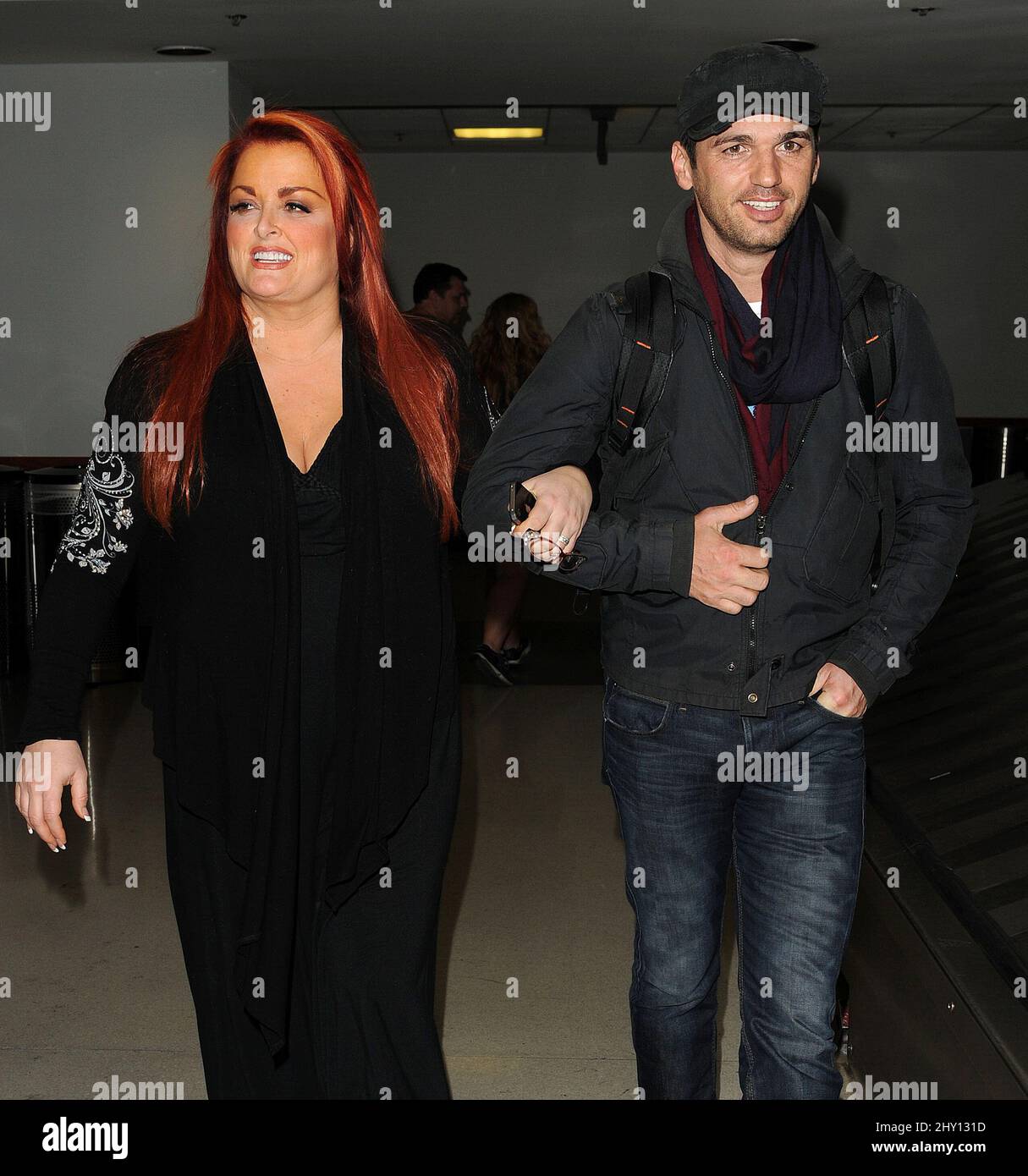 Wynonna Judd and Tony Dovolani seen arriving at LAX Airport as she gets ...