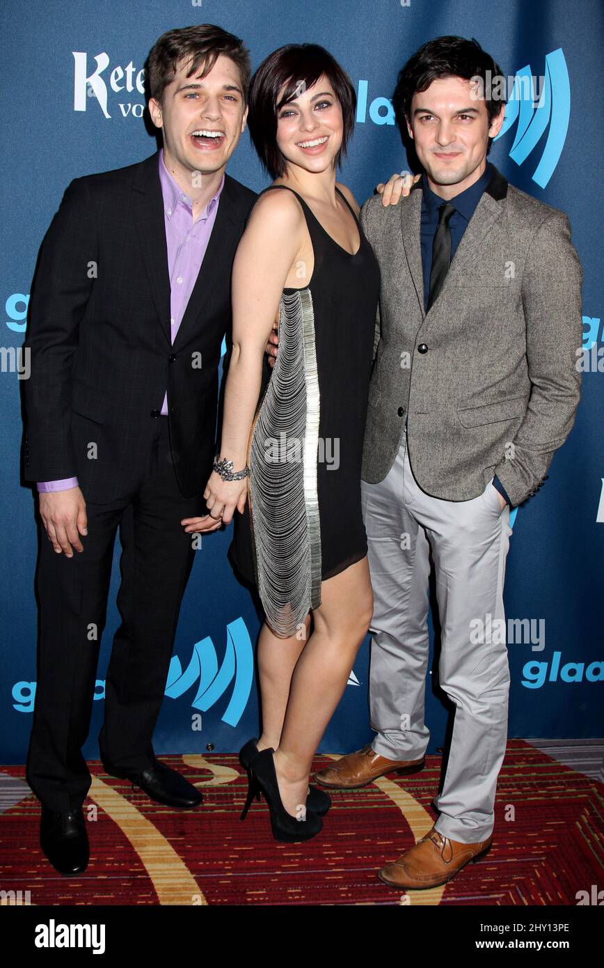 Andy Mientus, Krysta Rodriquez and Wesley Taylor attending the 24th ...