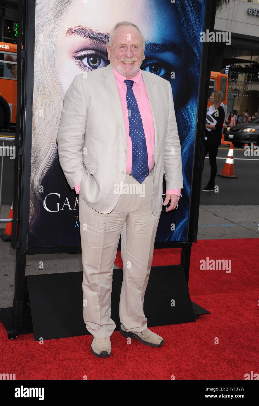 James Cosmo attending the season 3 premiere of the show "Game Of ...