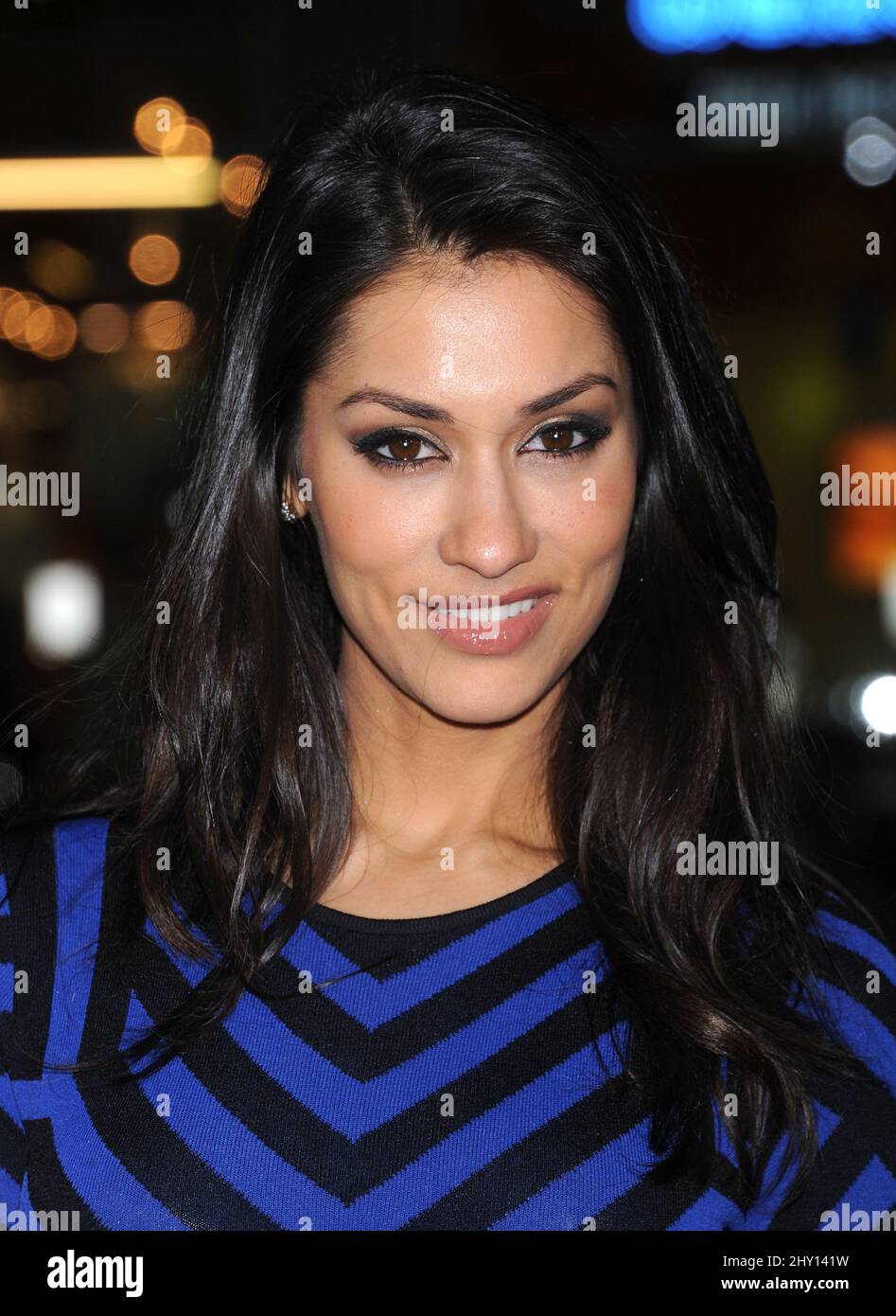 Janina Gavankar attending the season 3 premiere of the show "Game Of ...