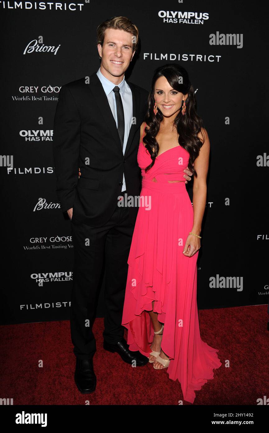 Lance Broadway attending the premiere of "Olympus Has Fallen" in Los ...