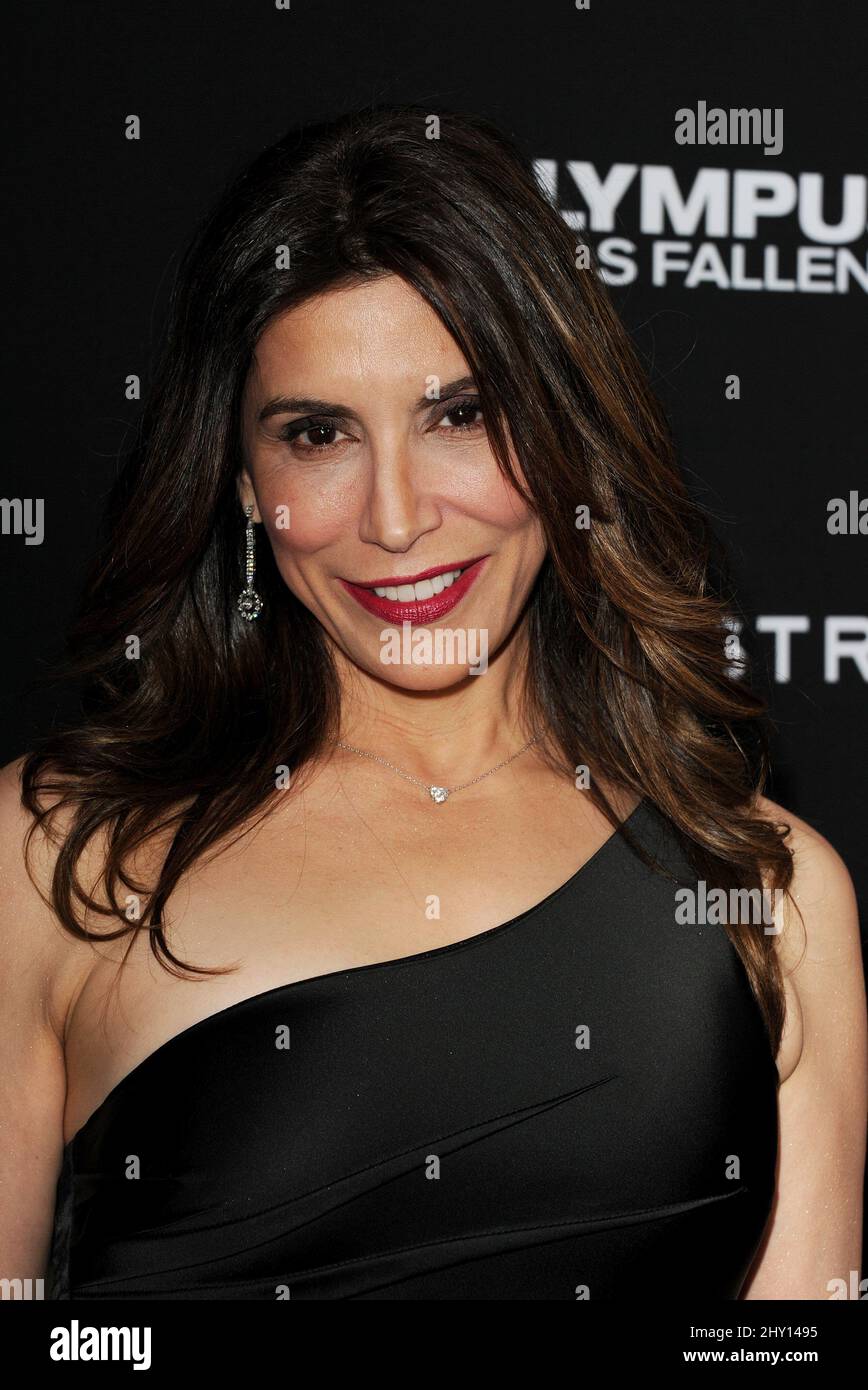 Jo Champa attending the premiere of "Olympus Has Fallen" in Los Angeles ...