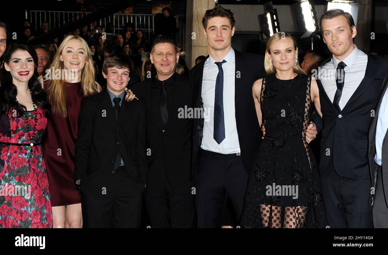 Saoirse Ronan and the Cast of "The Host" attending the premiere of "The ...
