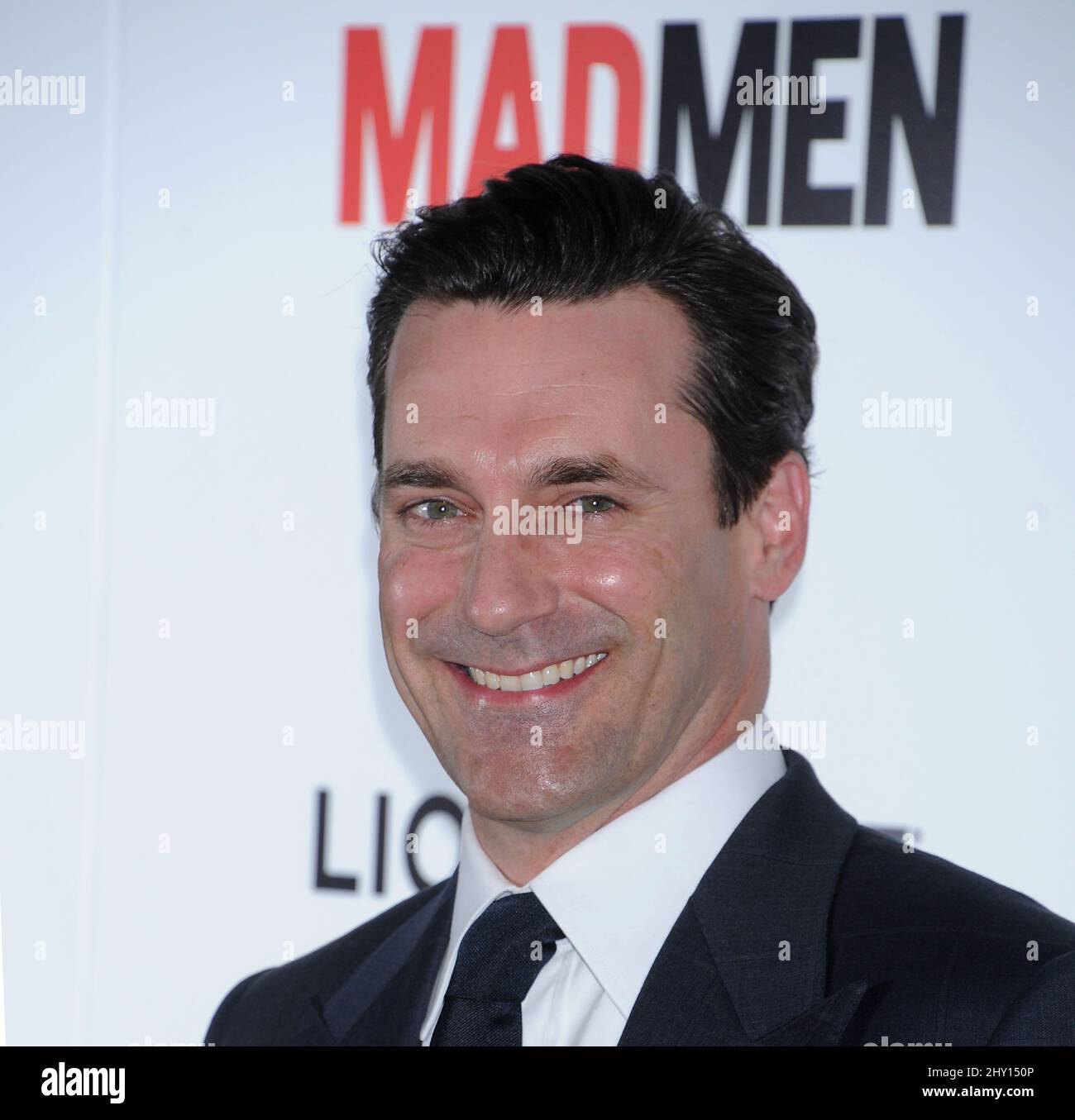 Jon Hamm attending a photocall for the premiere of season six of "Mad ...
