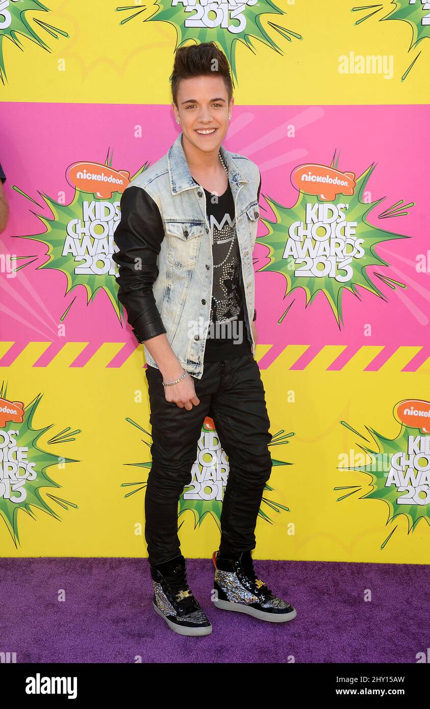 Luca Hanni appears at Nickelodeon's 26th Annual Kids' Choice Awards ...