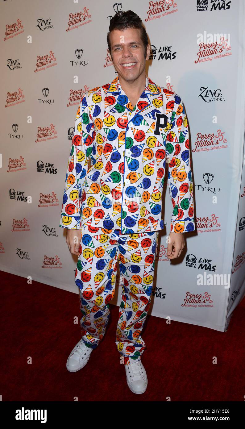 Perez Hilton Attends Perez Hiltons 35th Birthday Party Extravaganza