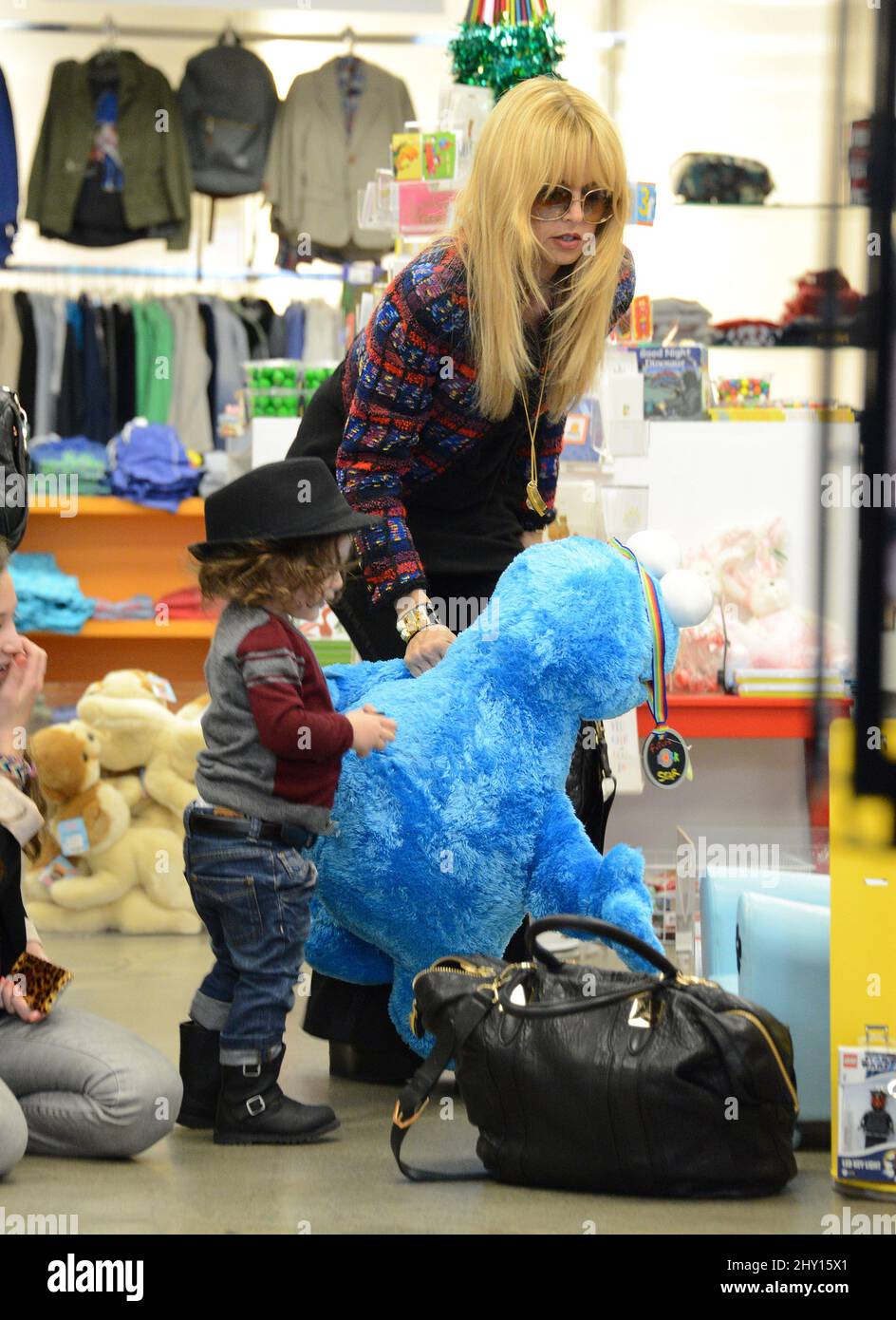 Rachel Zoe and son Skyler Morrison Berman shop at Kitson Kids, in Los ...