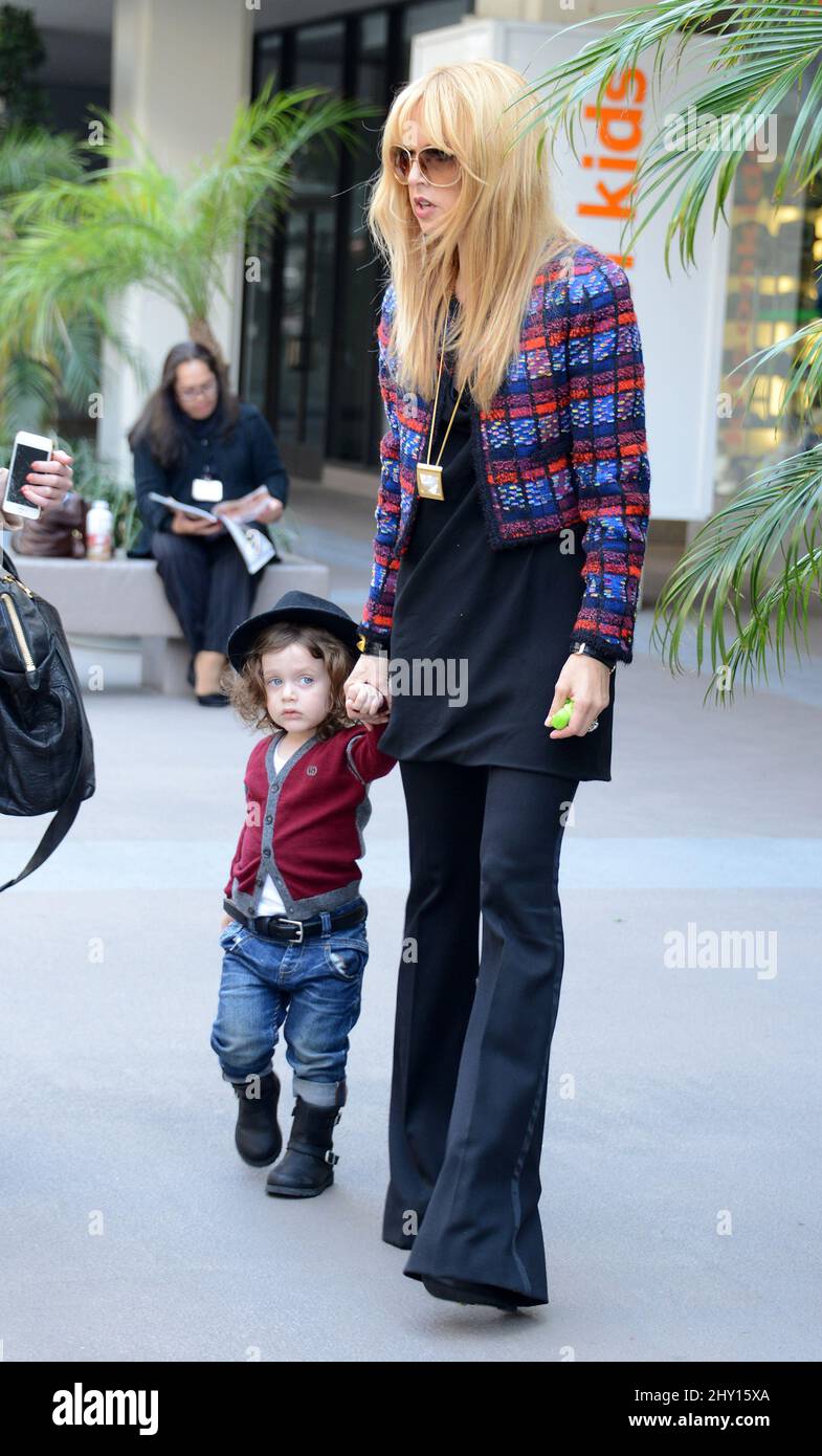 Rachel Zoe and son Skyler Morrison Berman shop at Kitson Kids, in Los ...
