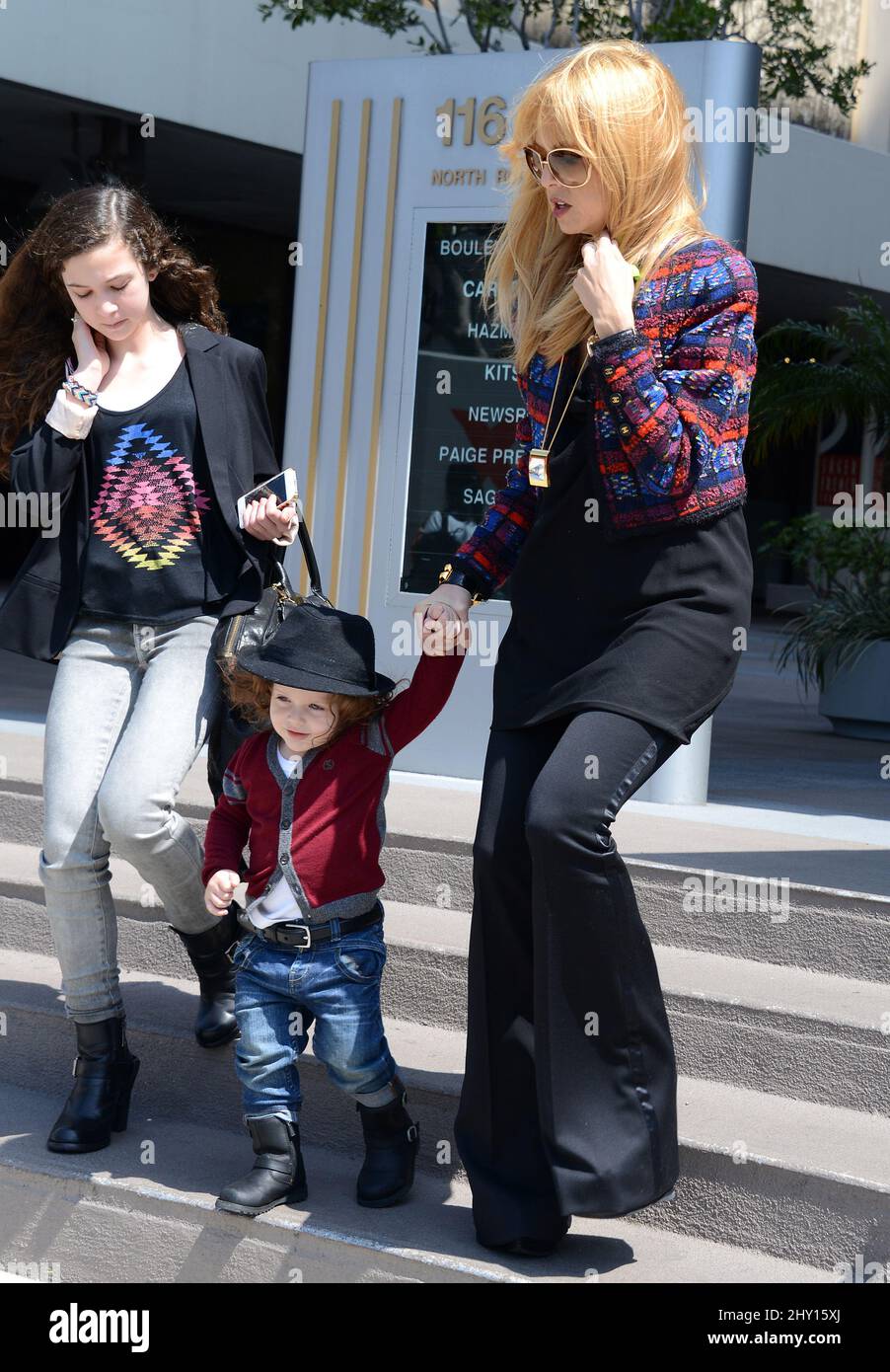 Rachel Zoe and son Skyler Morrison Berman shop at Kitson Kids, in Los ...