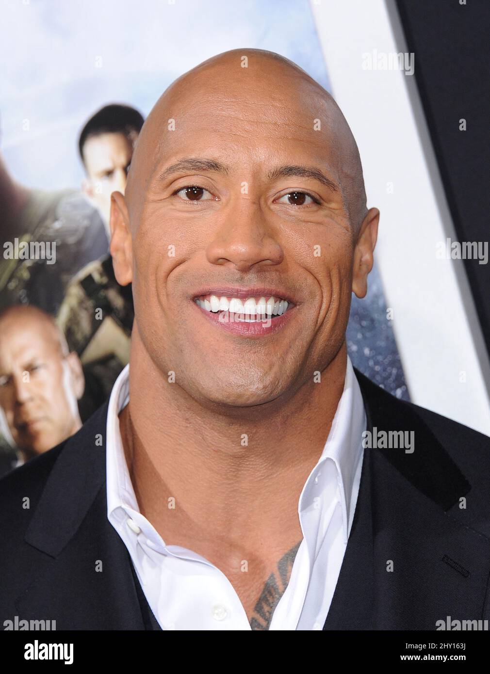 Dwayne Johnson during the premiere of the new movie from Paramount ...