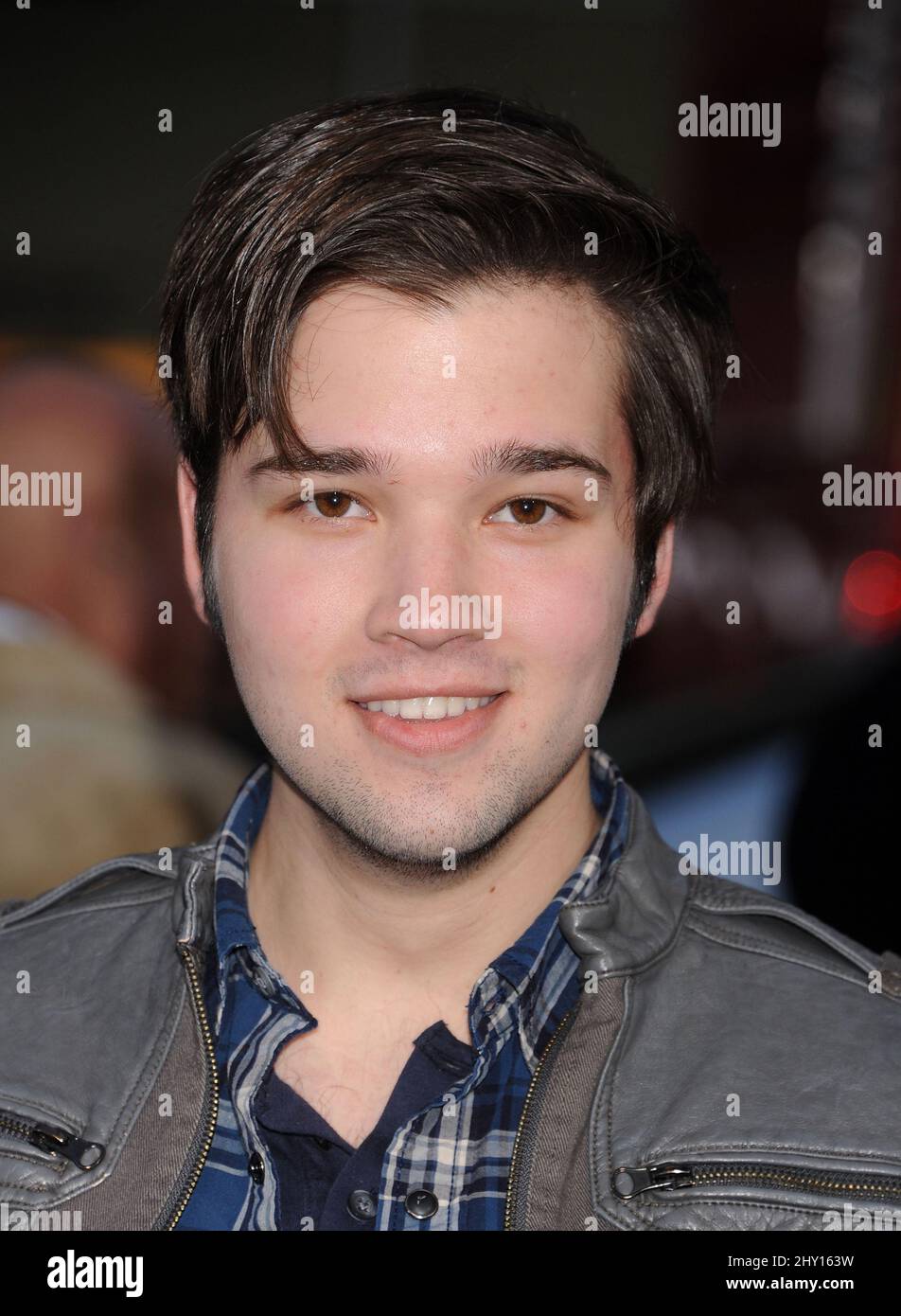 Nathan Kress during the premiere of the new movie from Paramount ...
