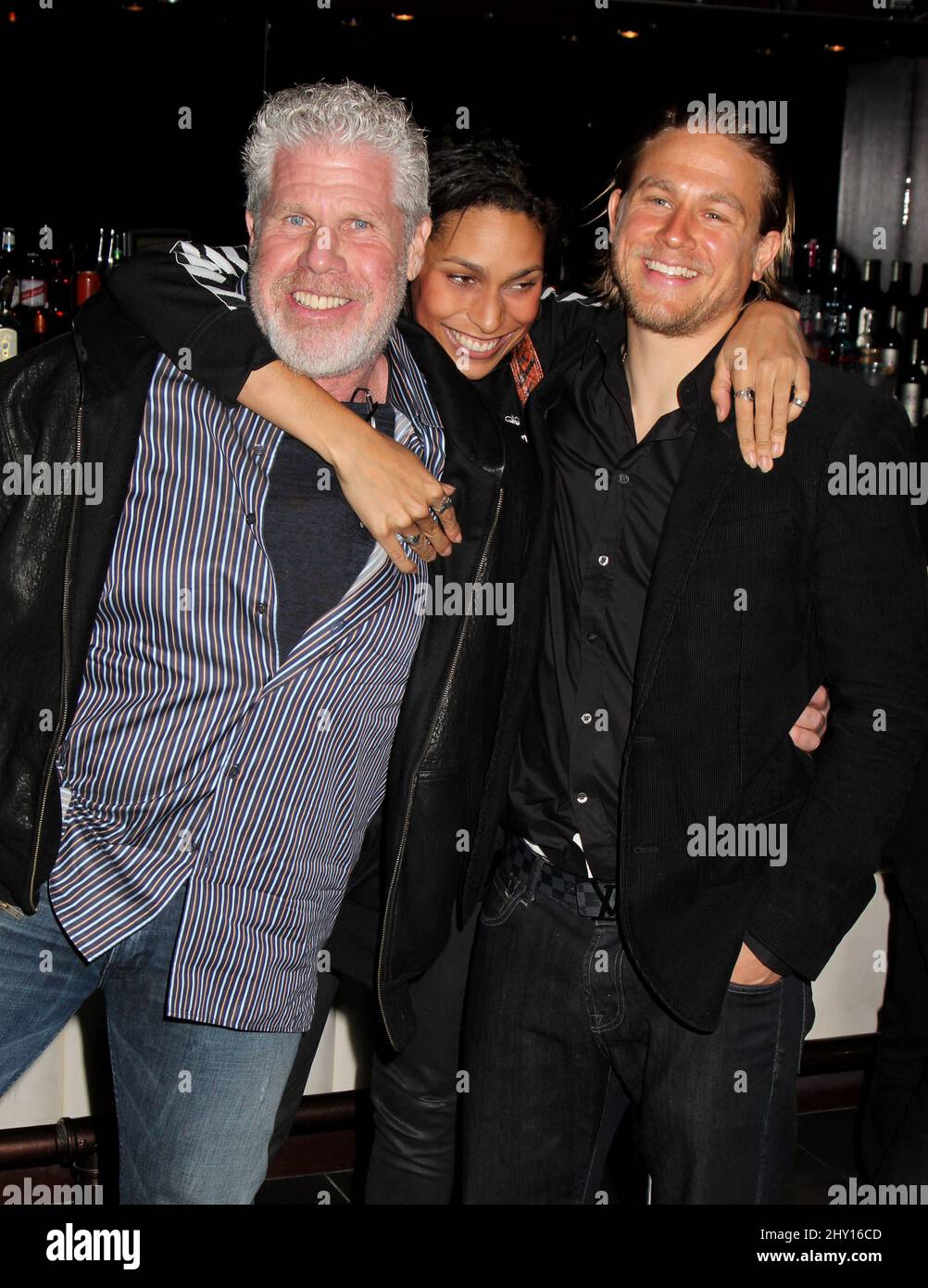 Ron Perlman, daughter Blake Perlman & Charlie Hunnam attends the 2013 ...