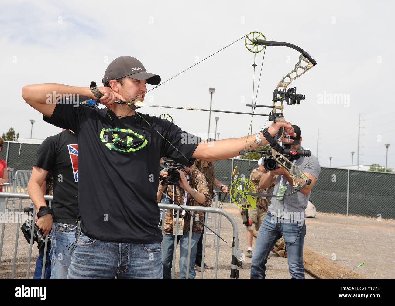 Luke Bryan attending ACM & Cabela's Great Outdoors Archery Event held ...