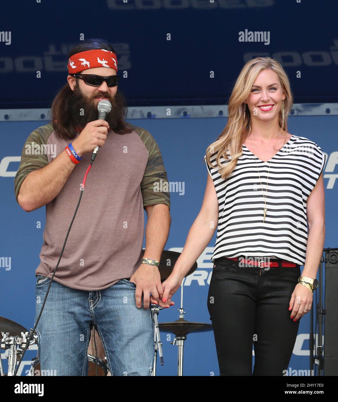 Jep Robertson and Jessica Robertson of Duck Dynasty attending day 2 of ...