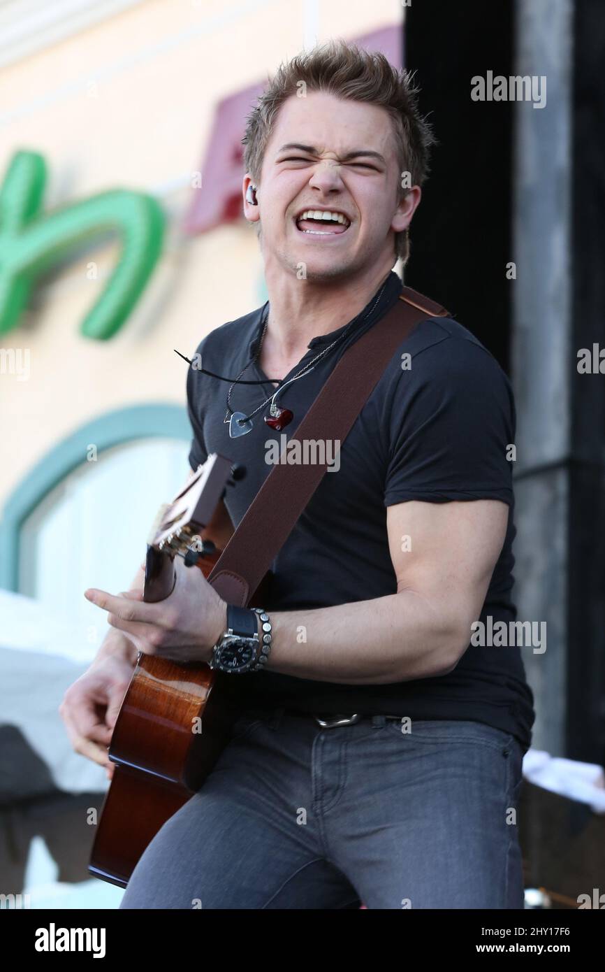 Hunter Hayes performing live at day 2 of the ACM Experience in Las ...