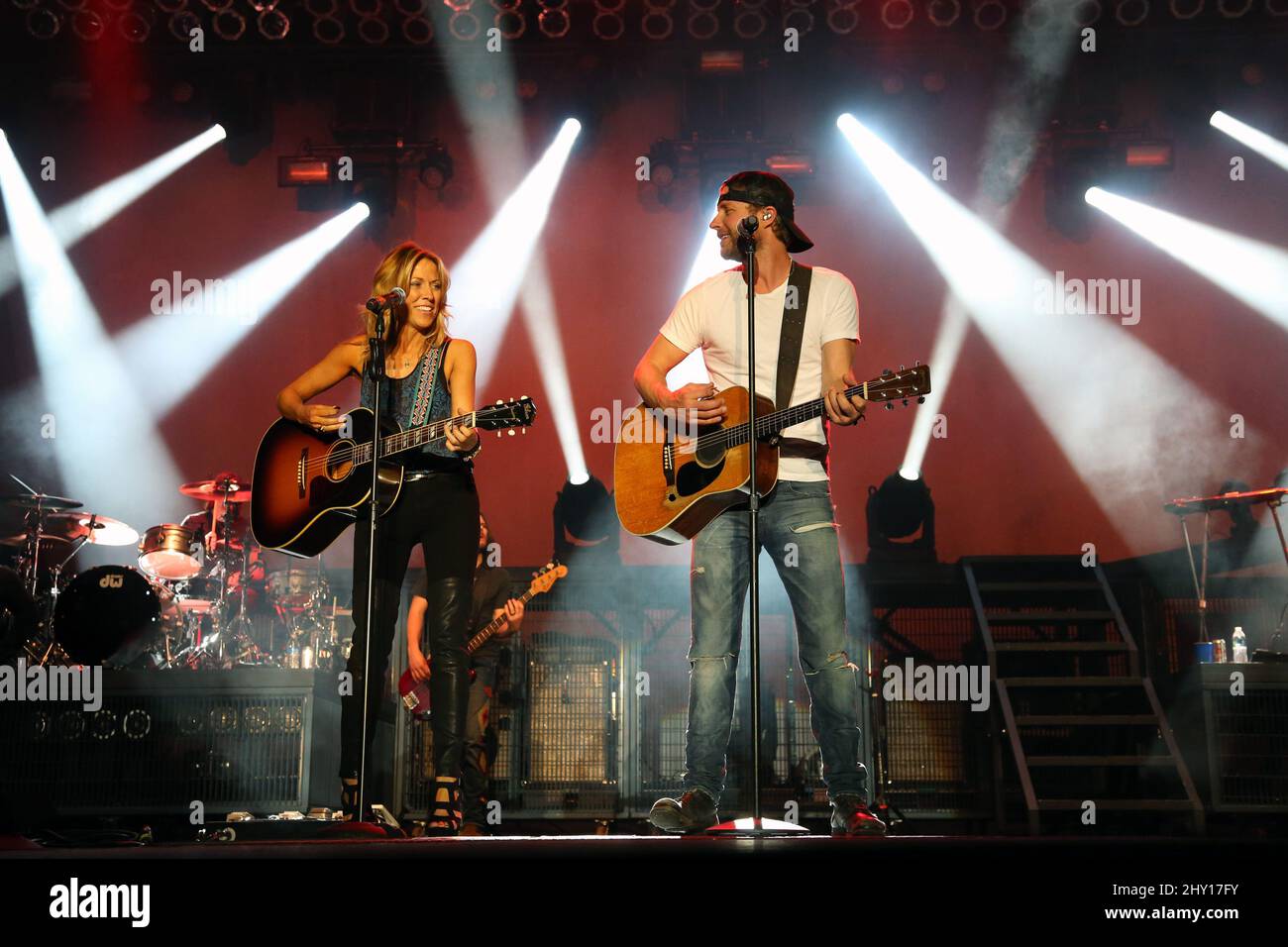 Dierks Bentley and Sheryl Crow performing live at day 2 of the ACM ... Dierks Bentley and Sheryl Crow performing live at day 2 of the ACM ...
