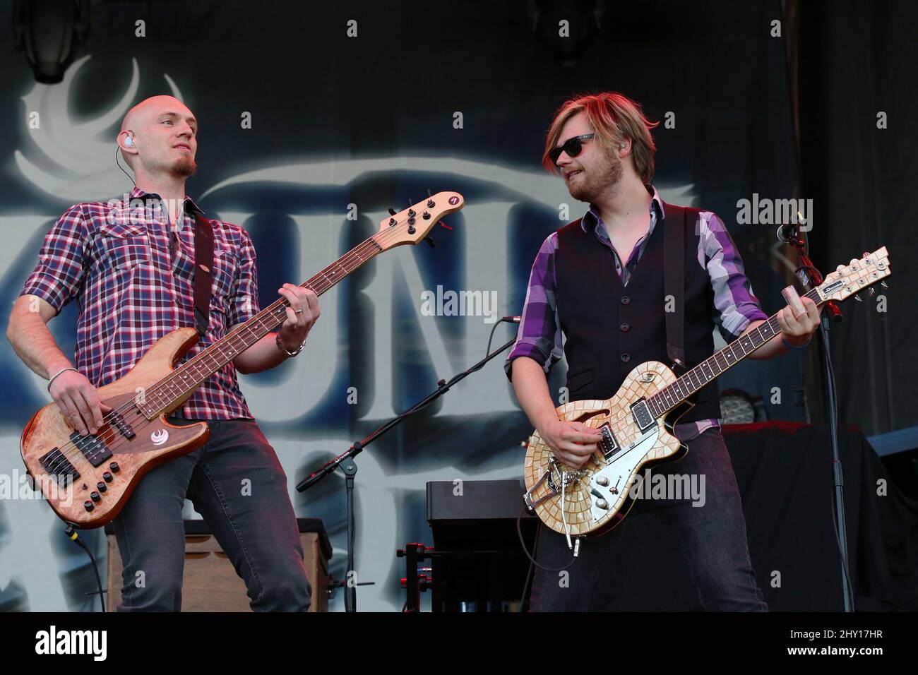 Eli Young Band performing live at day 2 of the ACM Experience in Las ...
