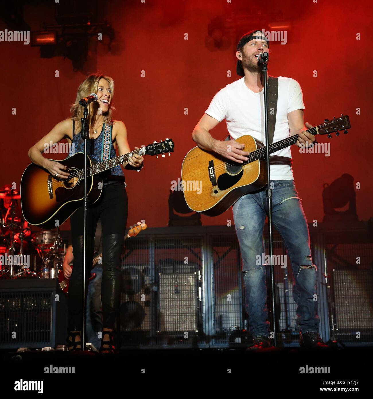 Dierks Bentley and Sheryl Crow performing live at day 2 of the ACM ... Dierks Bentley and Sheryl Crow performing live at day 2 of the ACM ...
