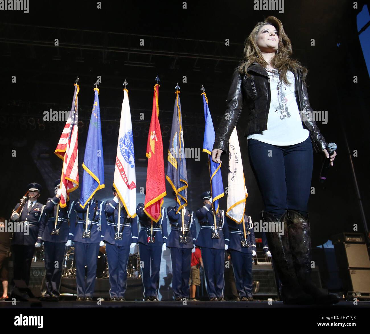 Angie Johnson performing live at day 2 of the ACM Experience in Las ...