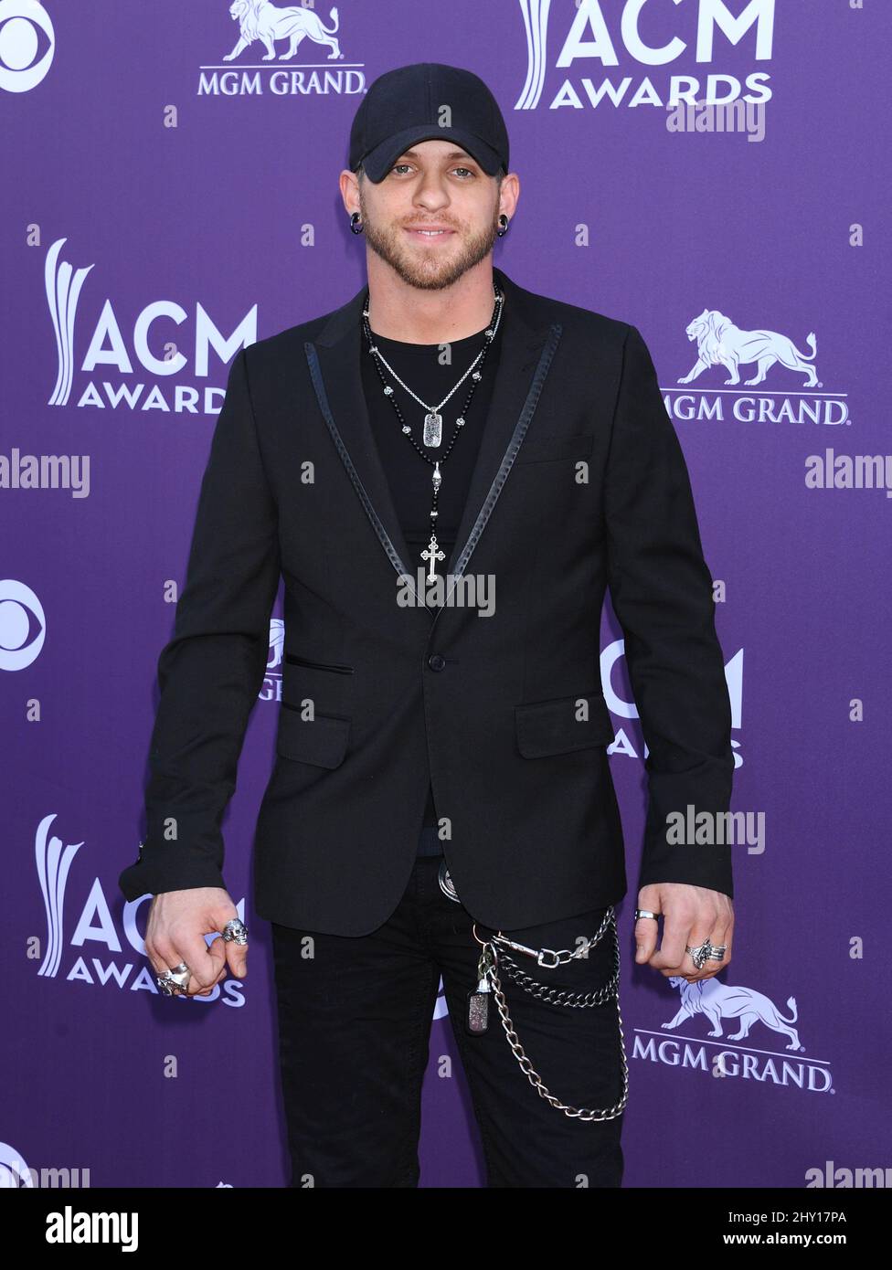 Brantley Gilbert attending The 48th Annual Academy of Country Music ...
