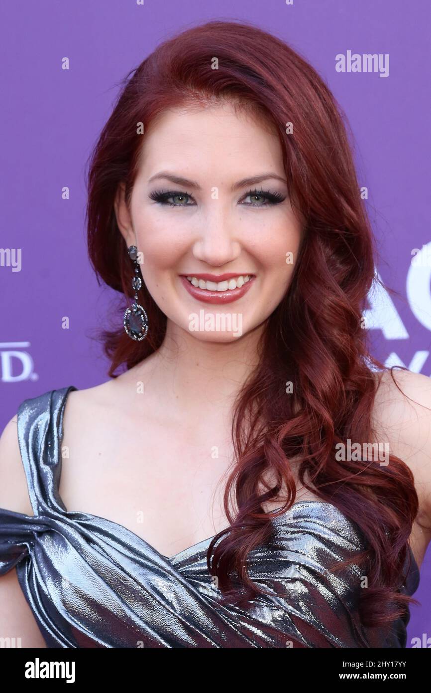 Katie Armiger arriving at The 48th Annual Academy of Country Music ...