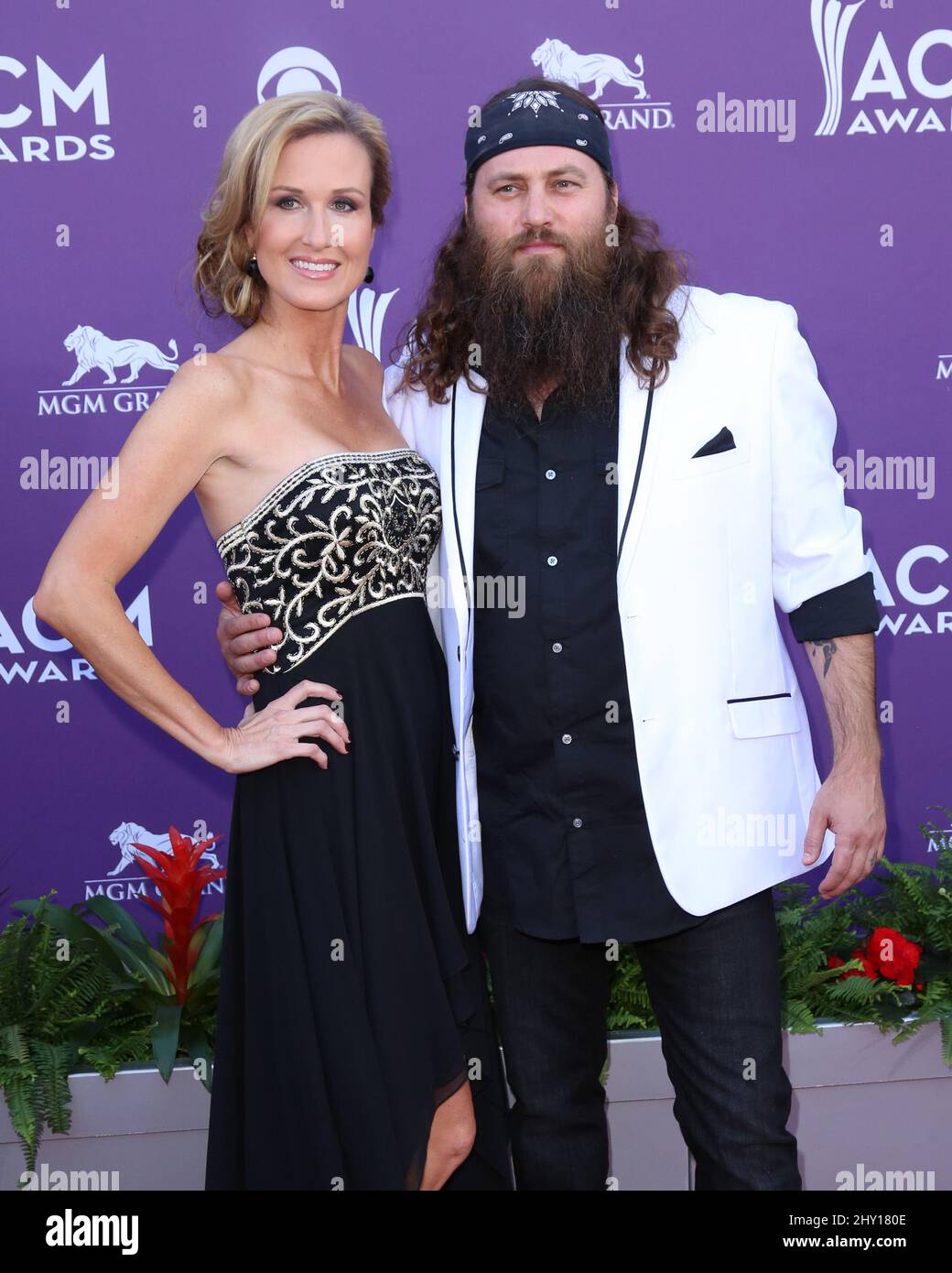 Willie Robertson,Korie Robertson,Duck Dynasty arriving at The 48th ...
