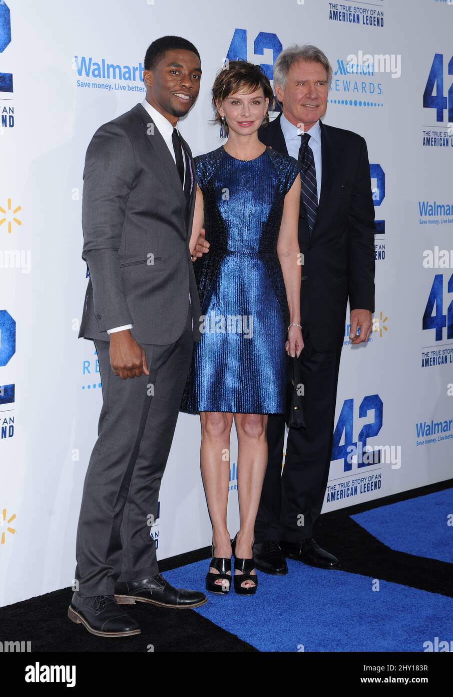 Harrison ford chadwick boseman 42 hi-res stock photography and images ...