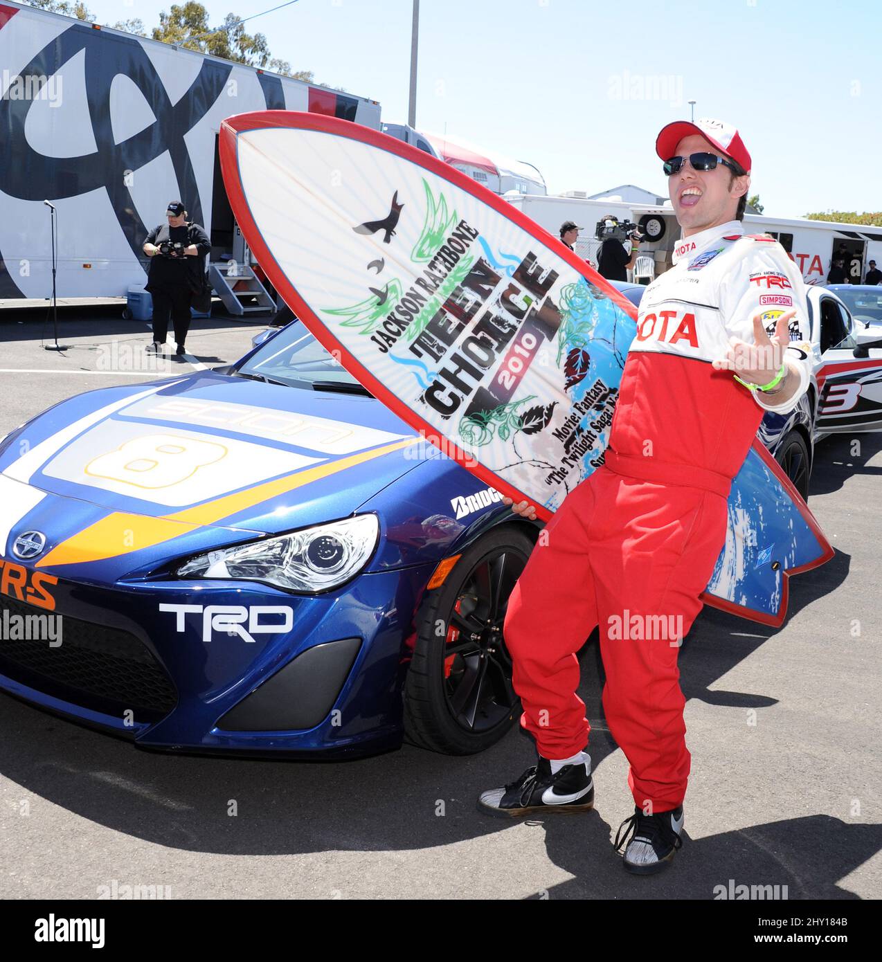 Jackson Rathbone during the 37th Annual Toyota Pro/Celebrity Race ...