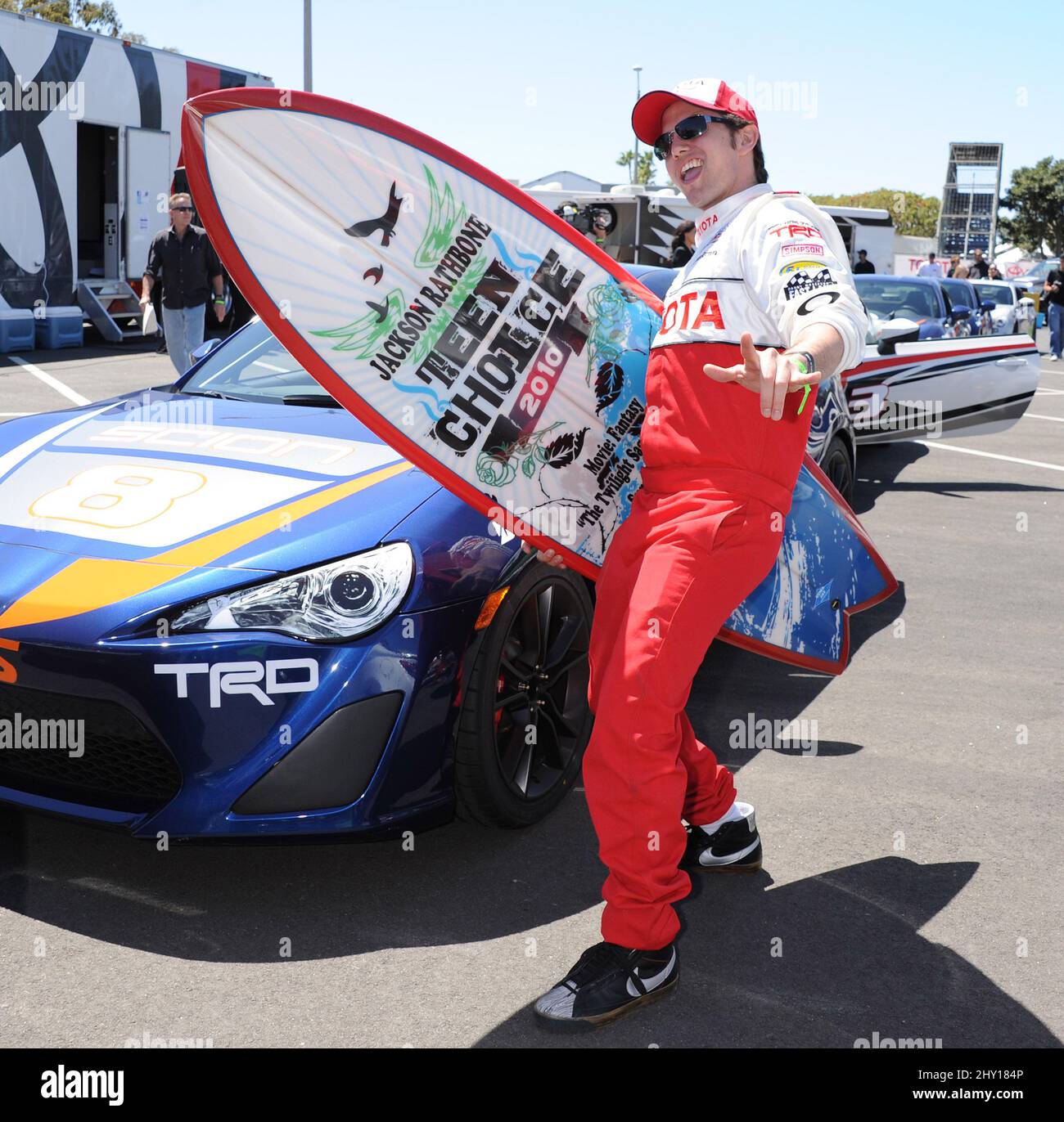 Jackson Rathbone during the 37th Annual Toyota Pro/Celebrity Race ...