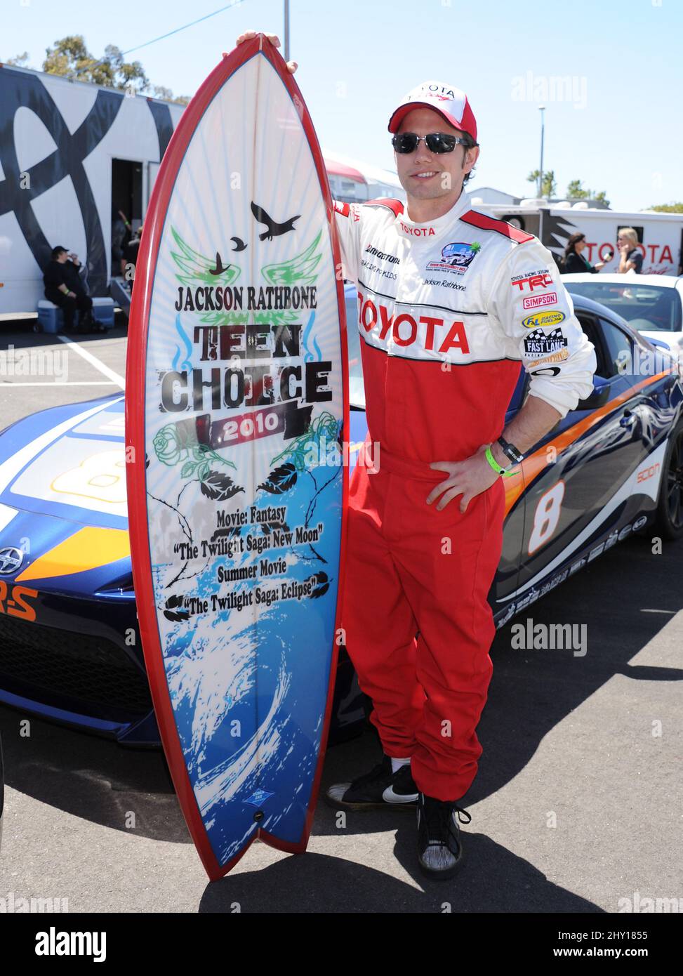 Jackson Rathbone during the 37th Annual Toyota Pro/Celebrity Race ...
