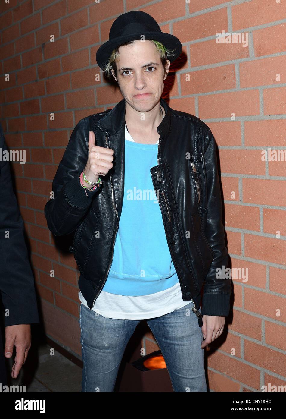 Samantha Ronson seen leaving a Party in Santa Monica, USA Stock Photo ...